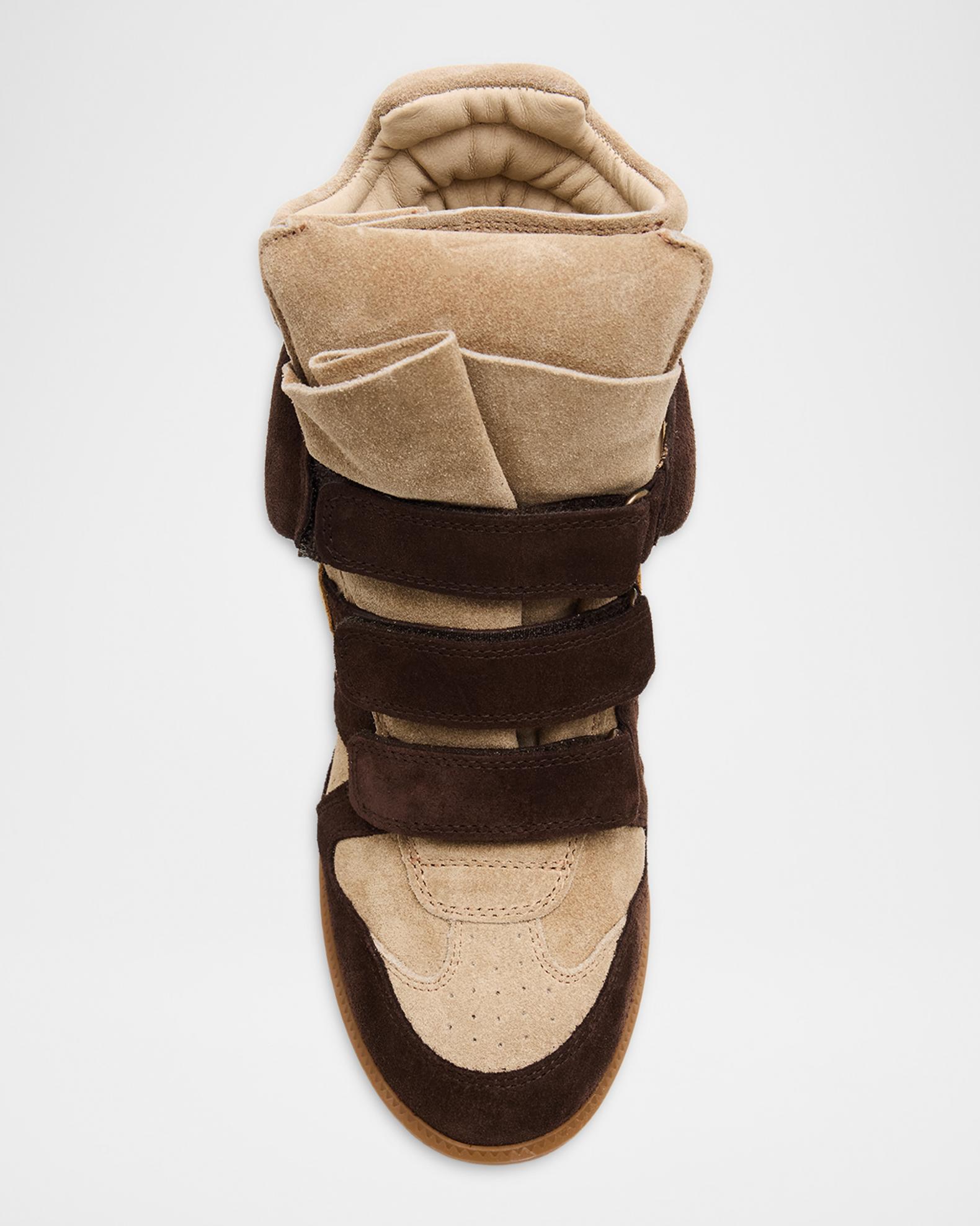Isabel Marant Bekett Suede High-Top Platform Sneakers | Neiman Marcus