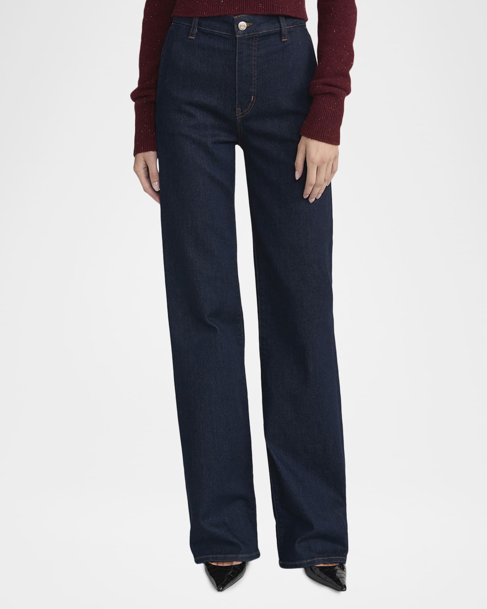 FRAME The Straight Trouser Jeans | Neiman Marcus