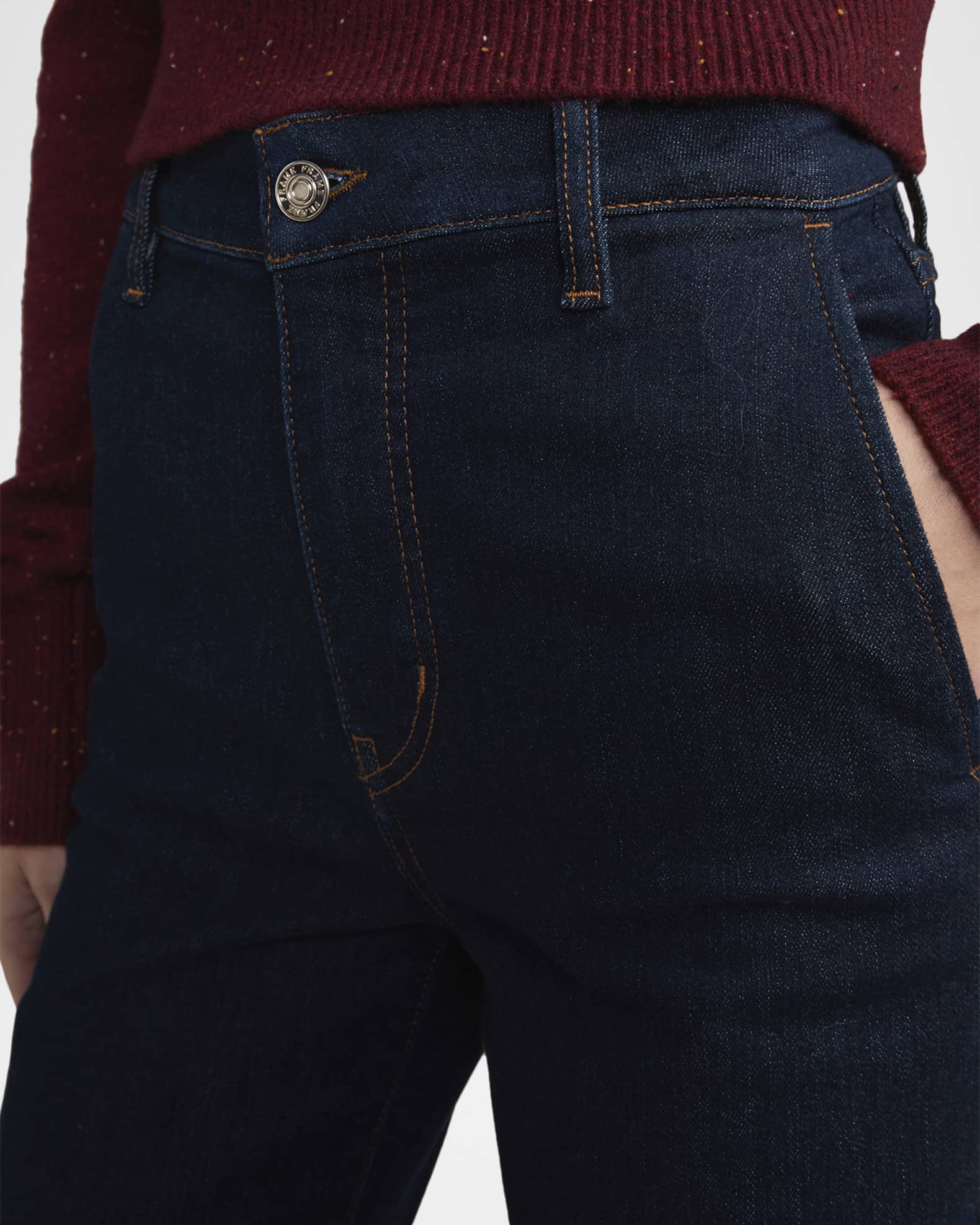 FRAME The Straight Trouser Jeans | Neiman Marcus