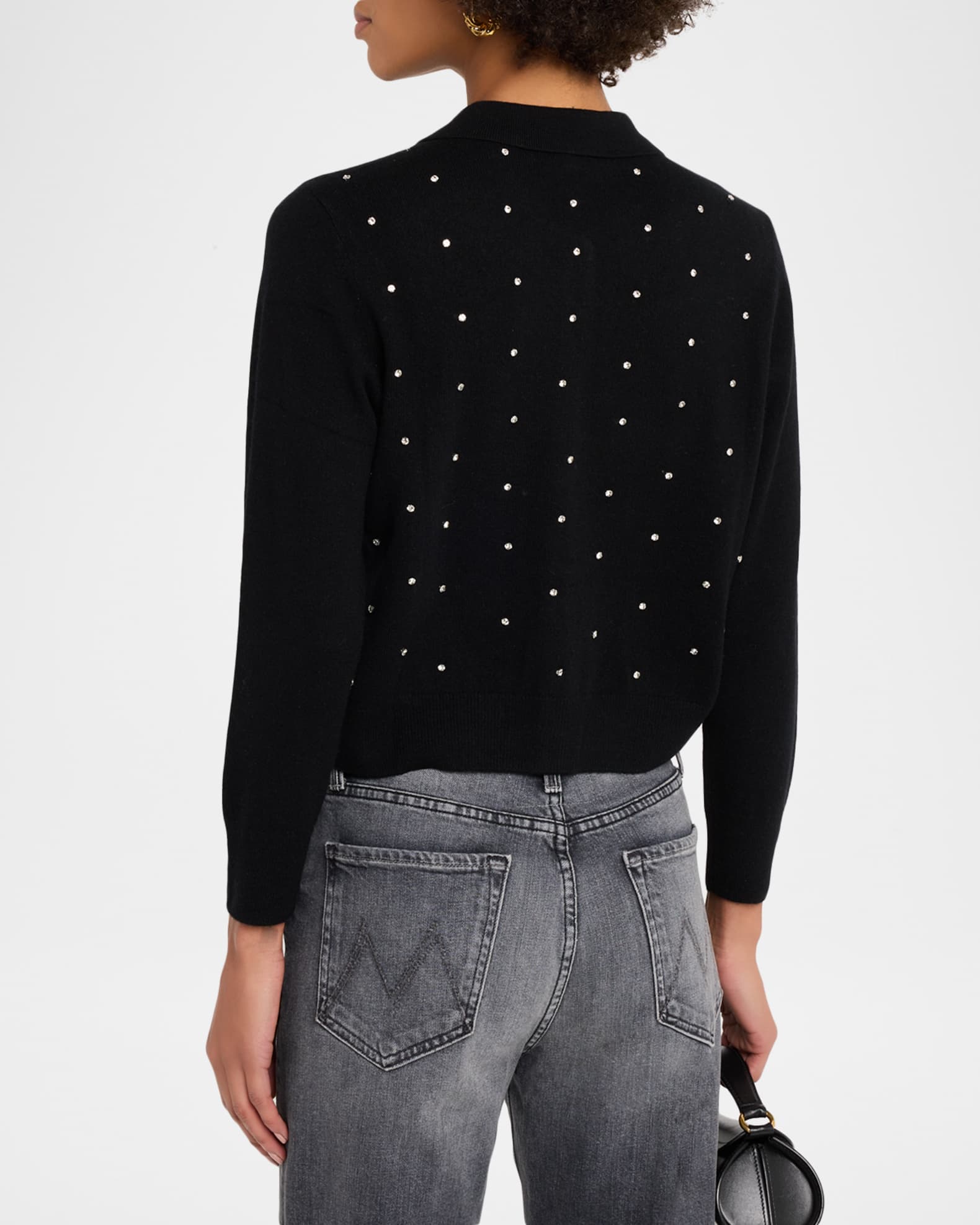 FRAME The Rhinestone Cardigan | Neiman Marcus