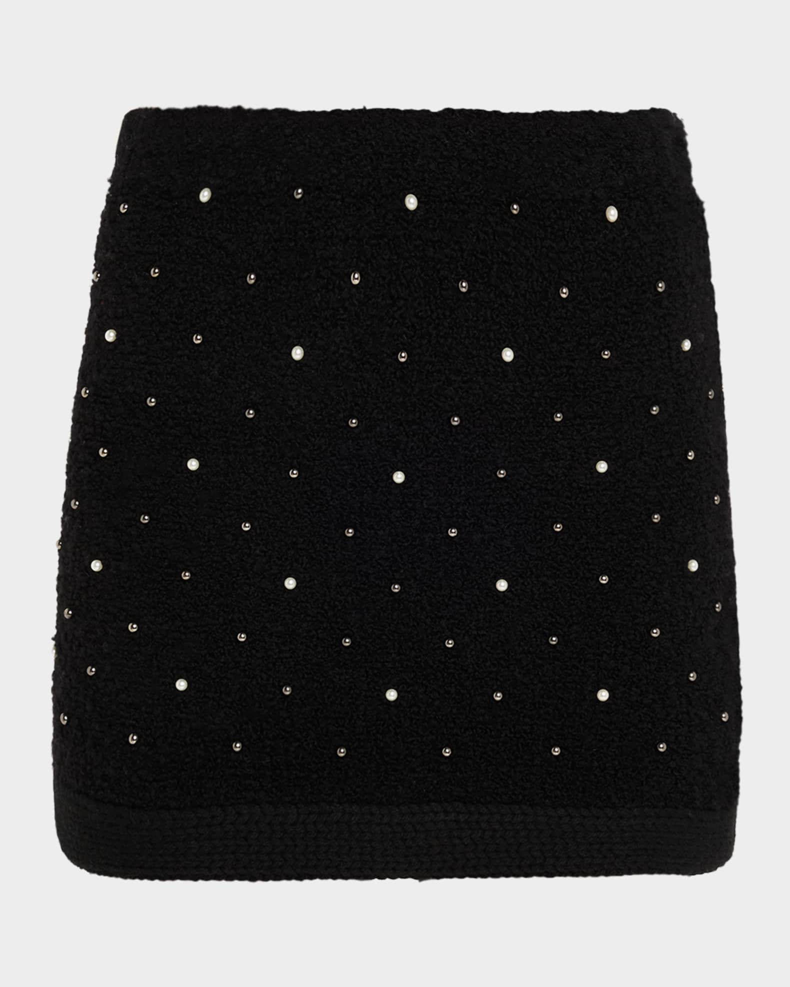 FRAME The Embellished Mini Skirt | Neiman Marcus