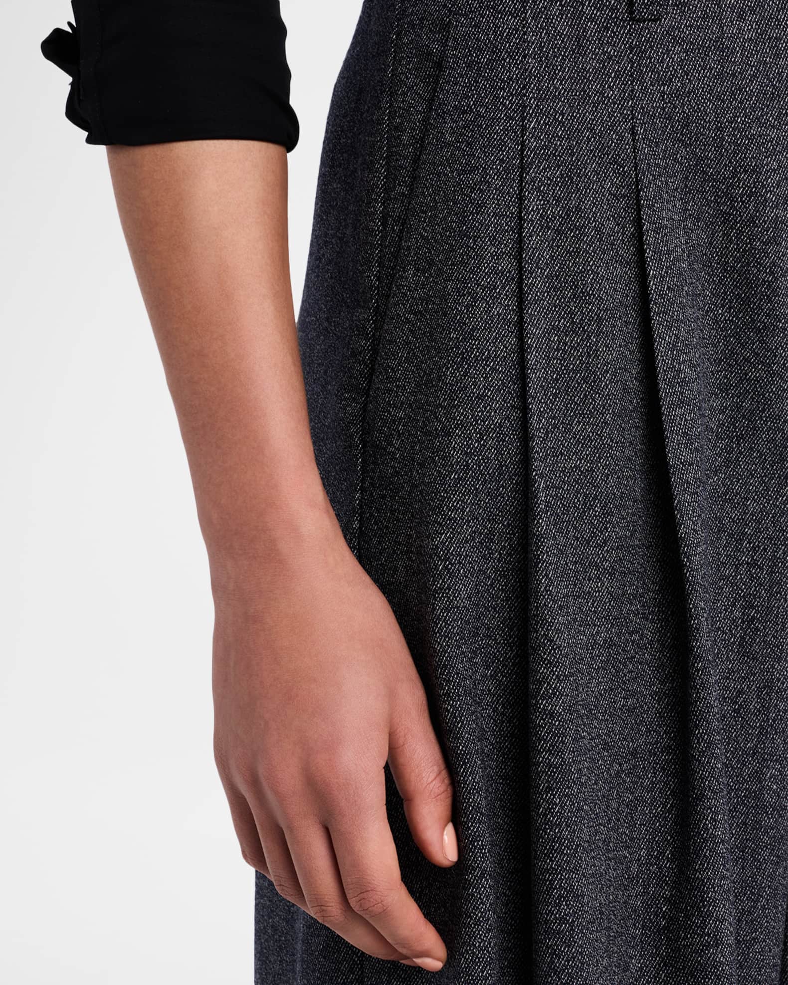 TWP Next Didi Stretch Wool Wide-Leg Trousers | Neiman Marcus