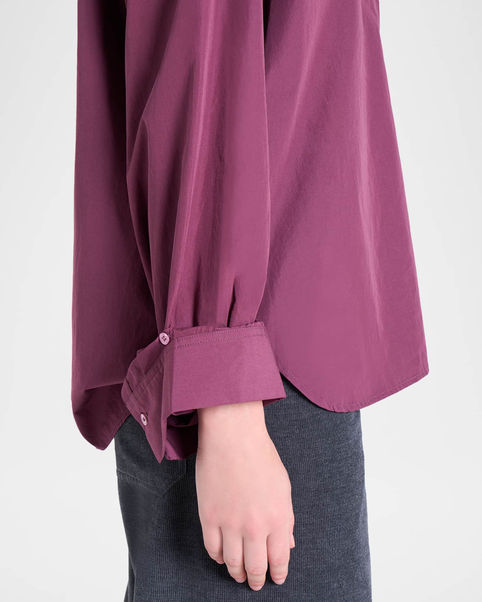 TWP Next Morning Button-Front Shirt | Neiman Marcus