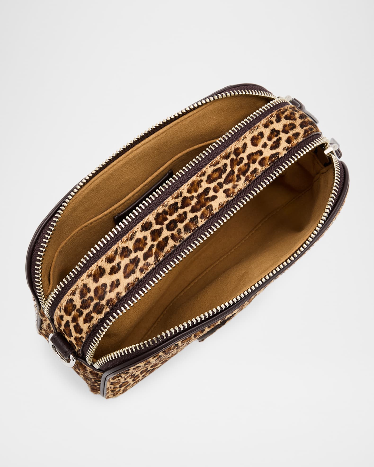 Tory Burch Miller Leopard-Print Calf Hair Crossbody Bag | Neiman Marcus