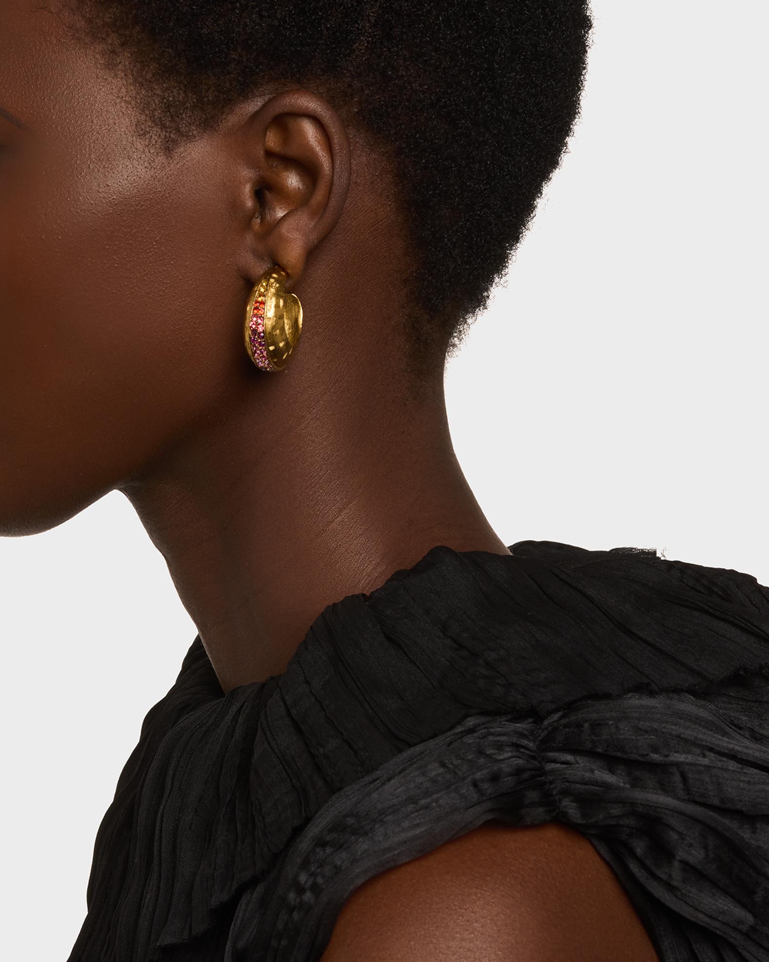 Elizabeth Cole Eurie Hoop Earrings | Neiman Marcus