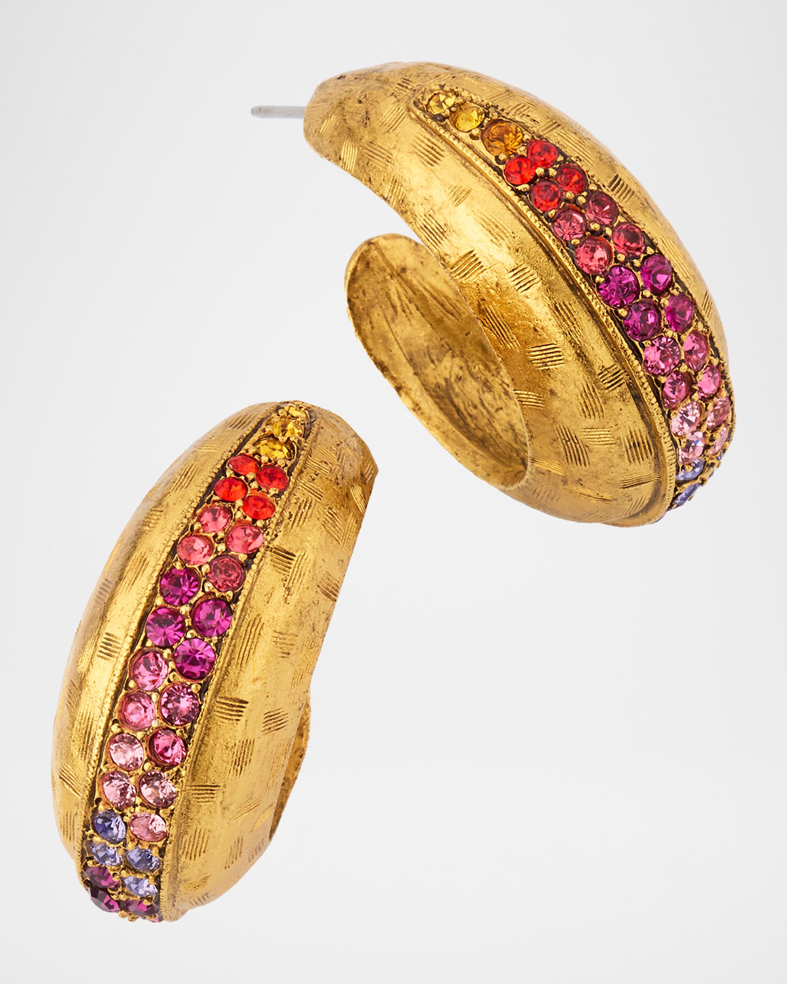 Elizabeth Cole Eurie Hoop Earrings | Neiman Marcus