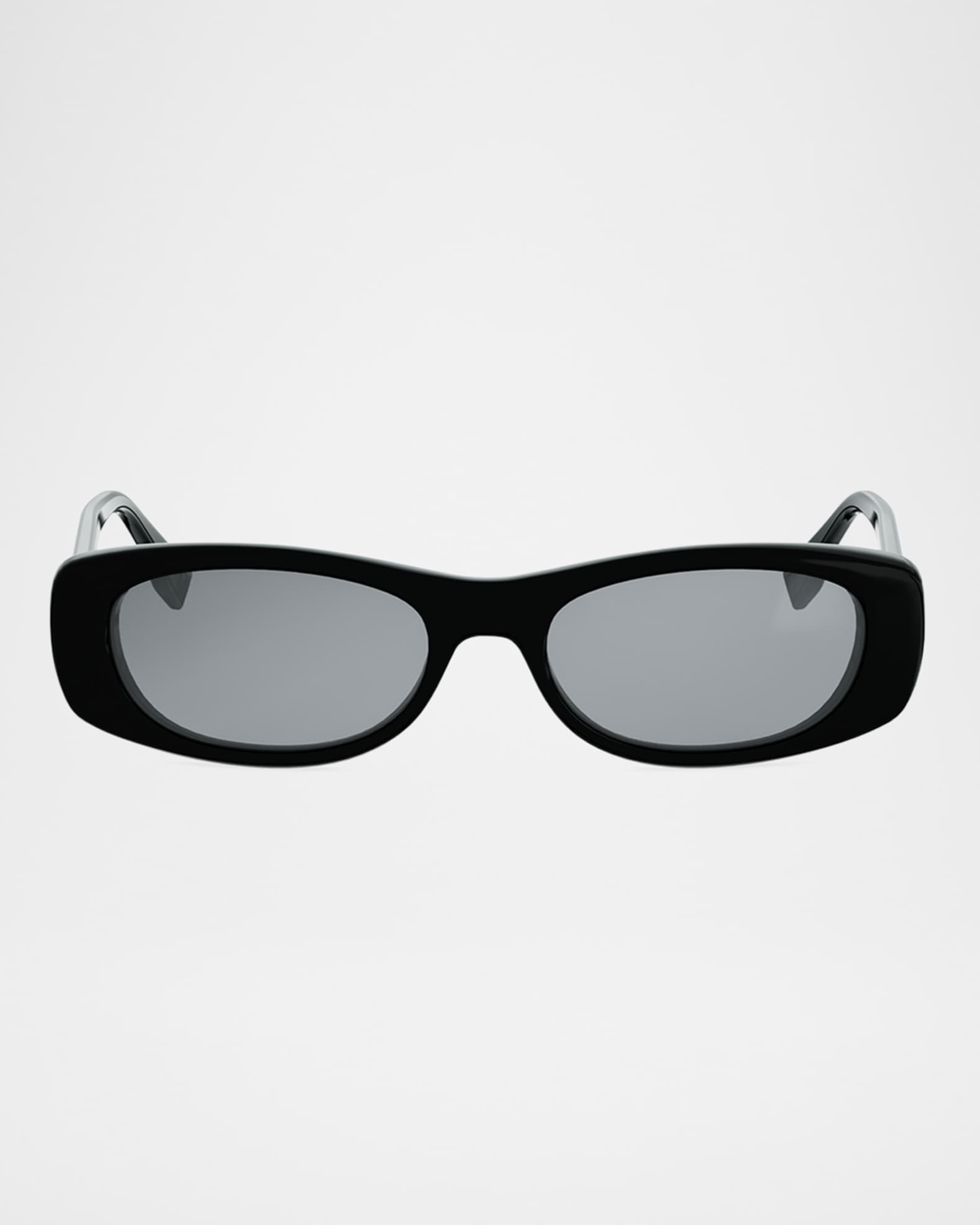 Fendi FF 53mm Squared Oval Sunglasses | Neiman Marcus