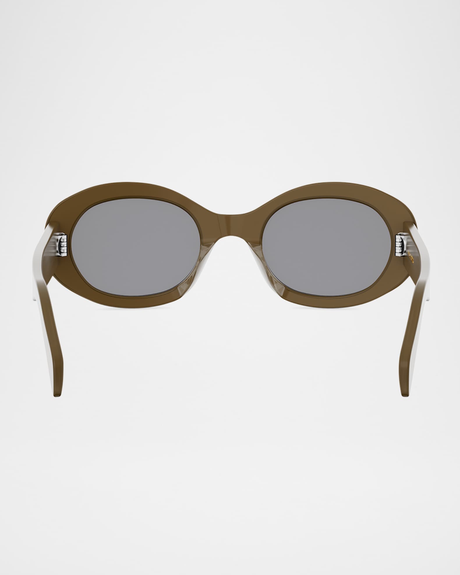 Celine Triomphe 52mm Oval Sunglasses | Neiman Marcus