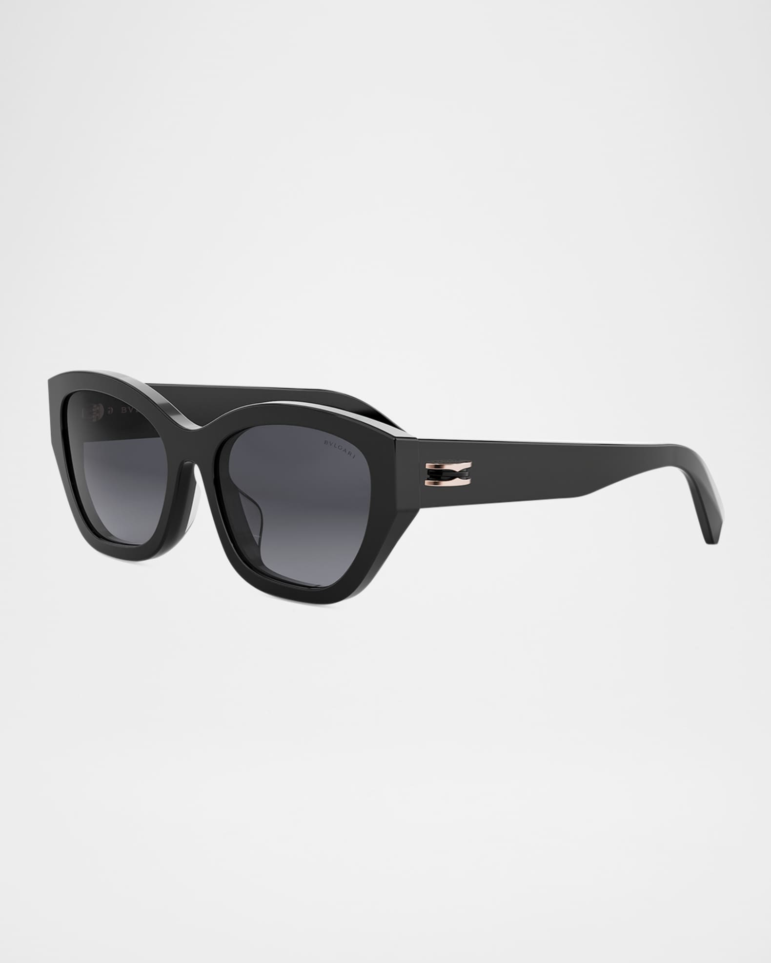 BVLGARI B.Zero1 Acetate Cat-Eye Sunglasses | Neiman Marcus