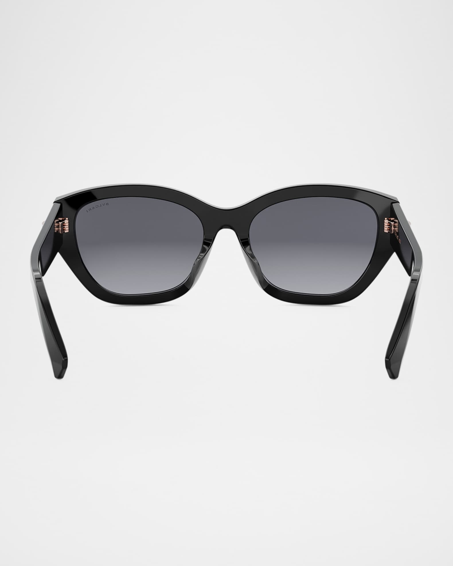BVLGARI B.Zero1 Acetate Cat-Eye Sunglasses | Neiman Marcus