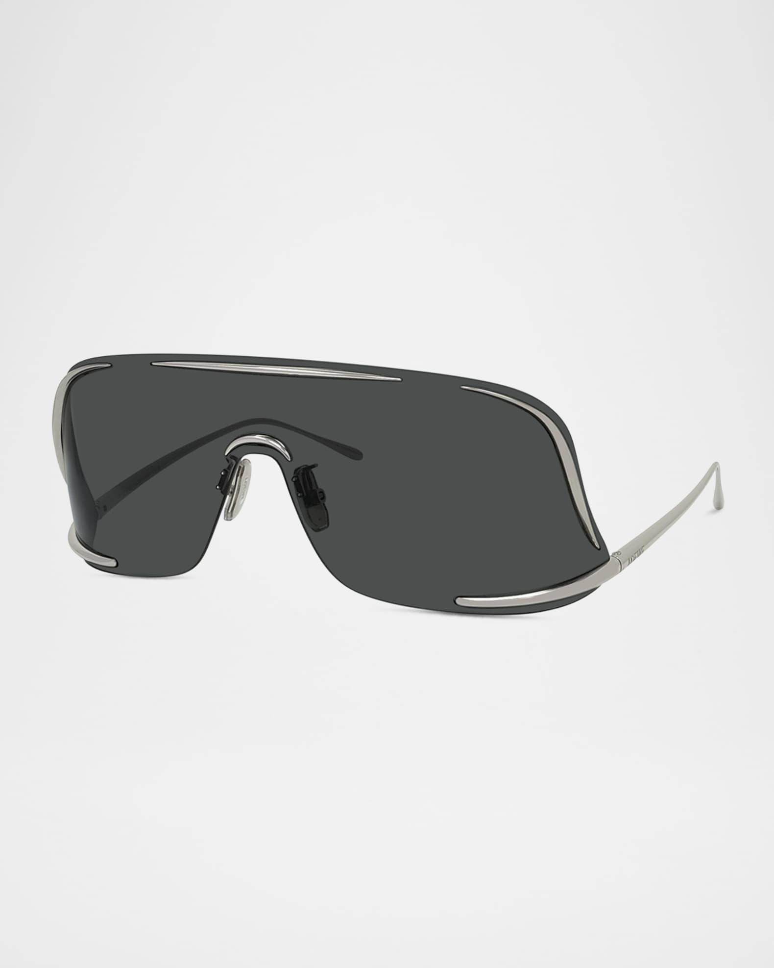 Loewe Signature Metal Shield Sunglasses | Neiman Marcus