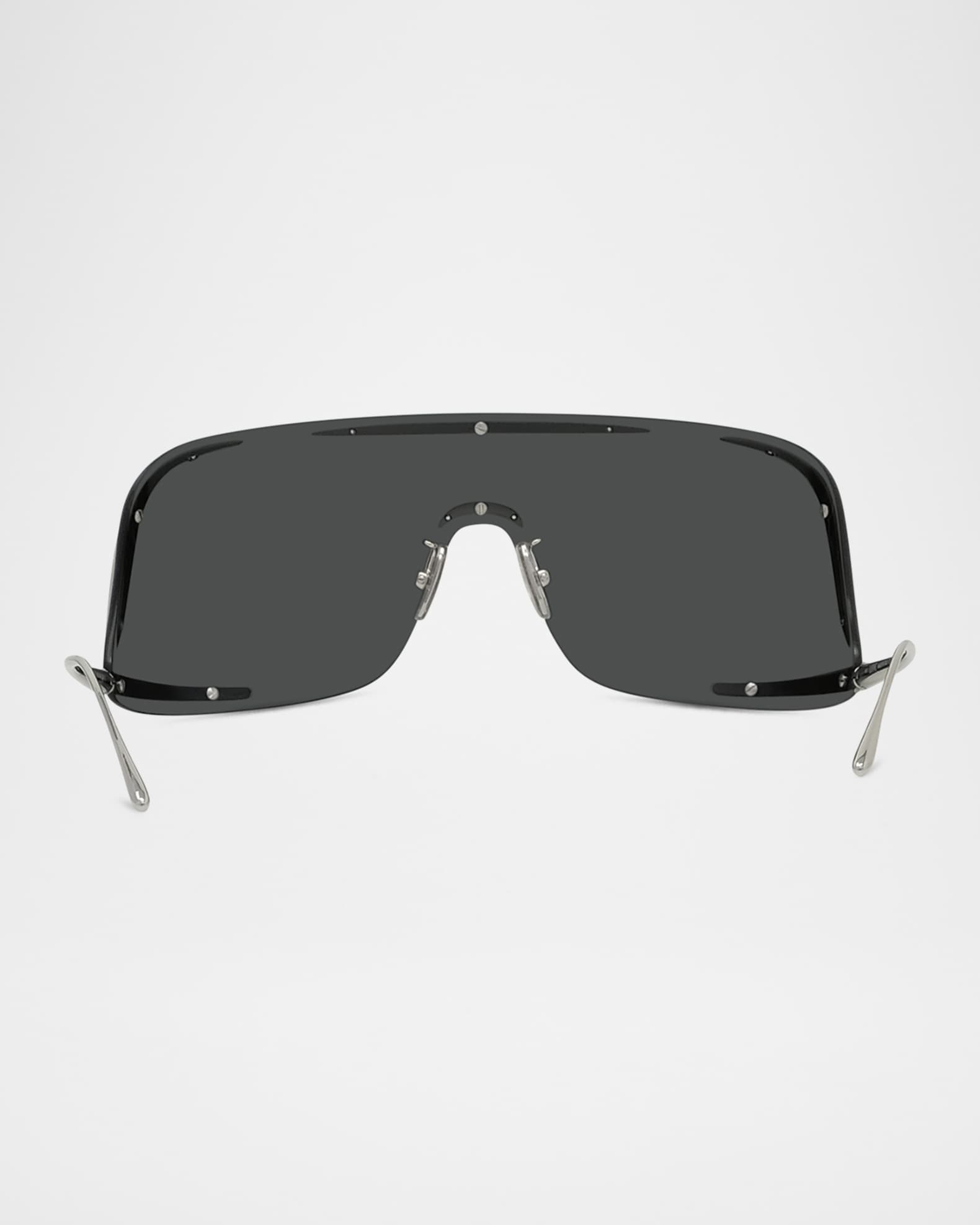 Loewe Signature Metal Shield Sunglasses | Neiman Marcus