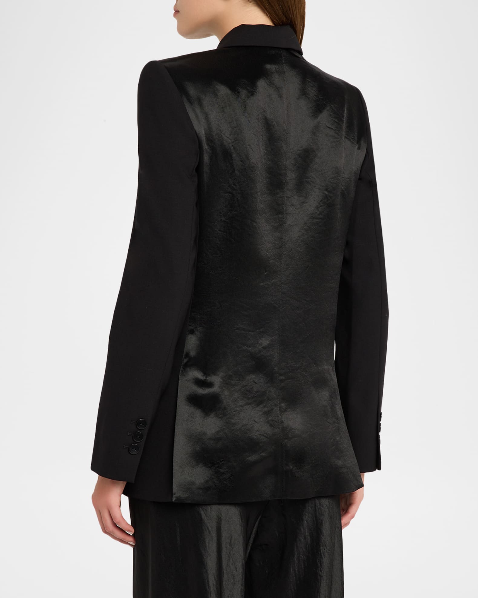MARIA MCMANUS Double-Breasted Cloak Blazer | Neiman Marcus