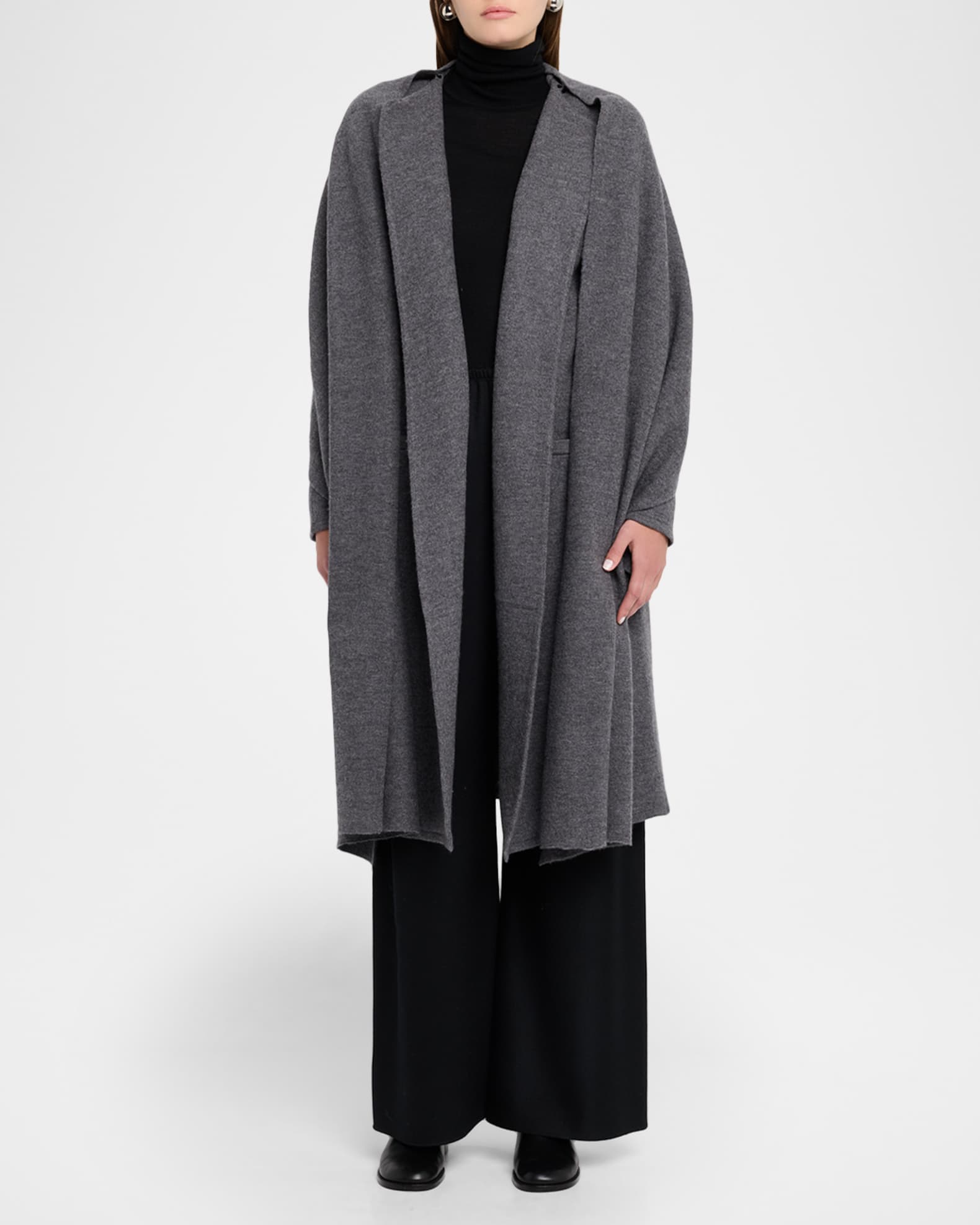 MARIA MCMANUS Wool Cloak Sweater Coat | Neiman Marcus