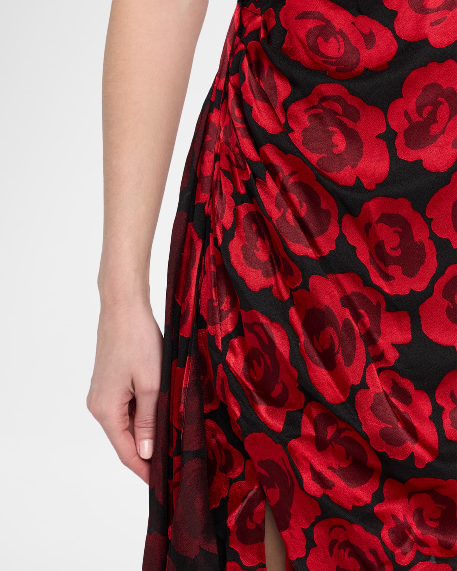 Dress the Population Black Label Lulu Floral-Print Strapless A-Line ...