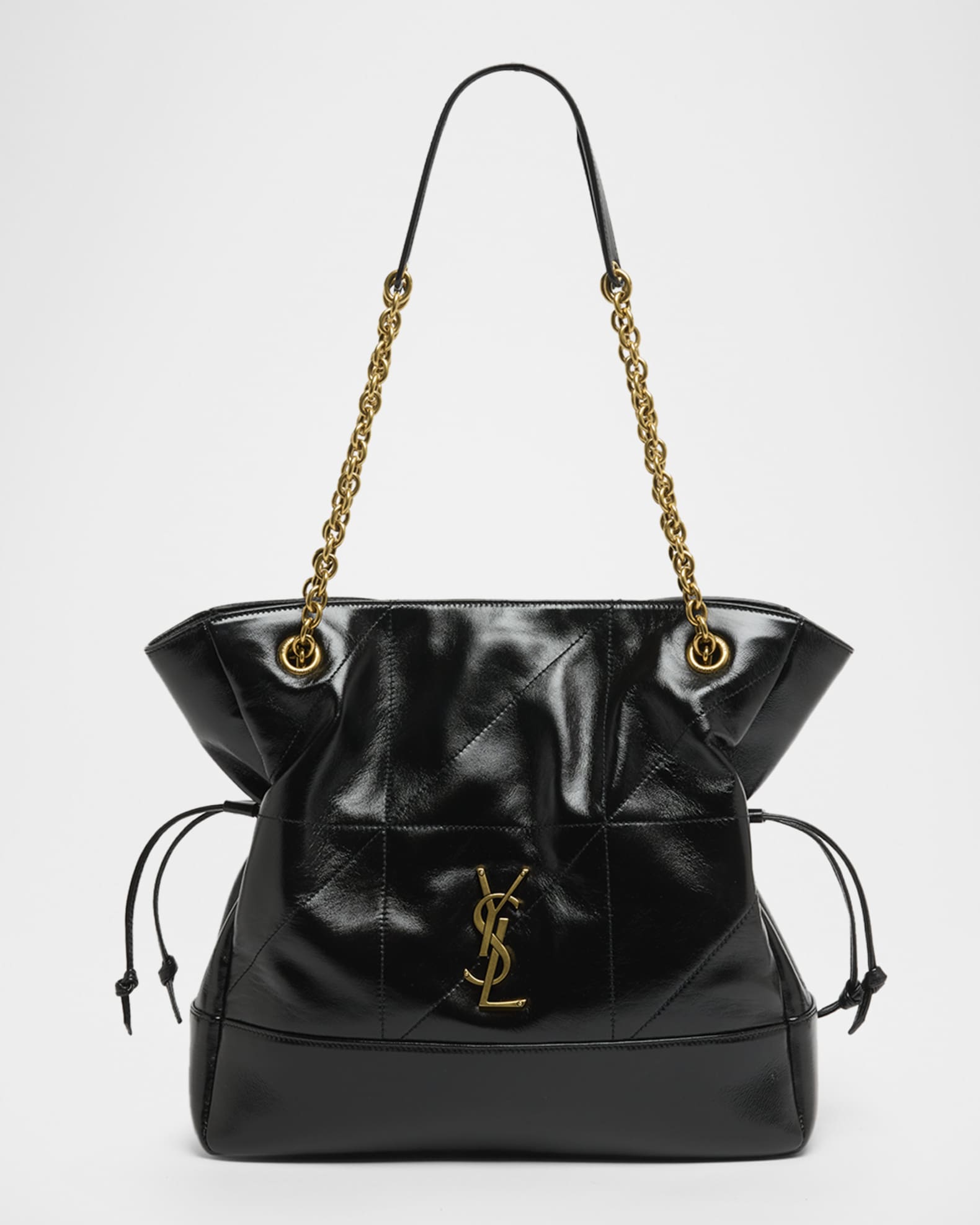 Saint Laurent Jamie 4.3 Small YSL Shopper Tote Bag in Leather | Neiman ...