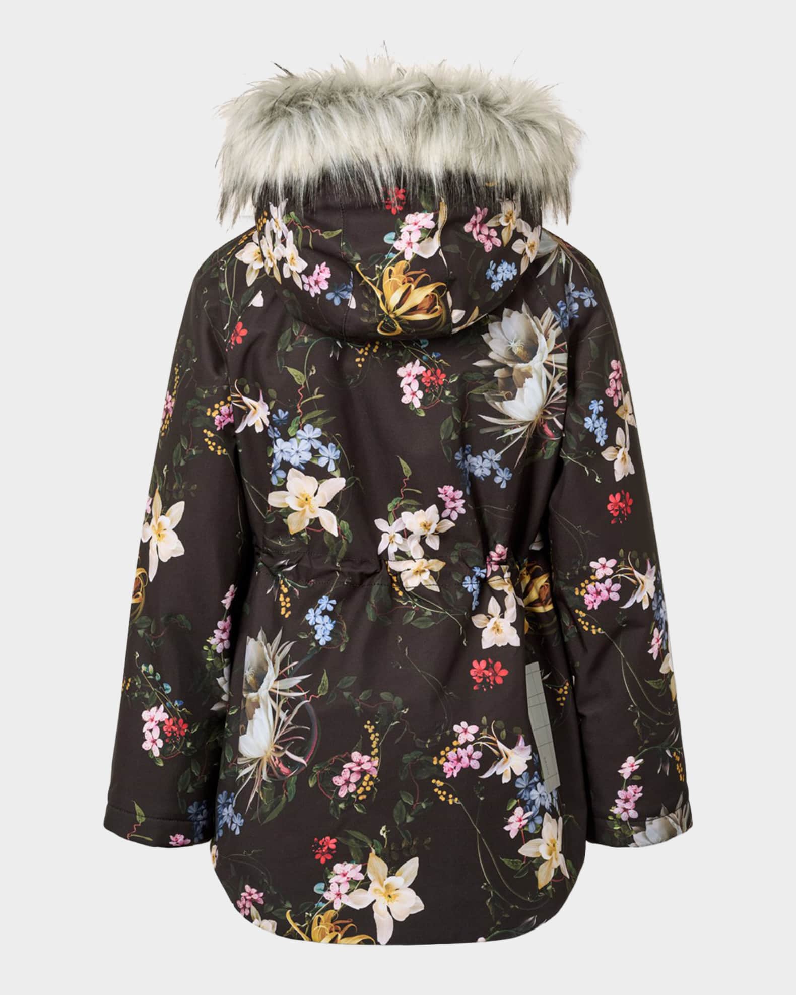 Molo Boy's Cathy Faux Fur-Trimmed Ski Jacket, Size 4-7 | Neiman Marcus