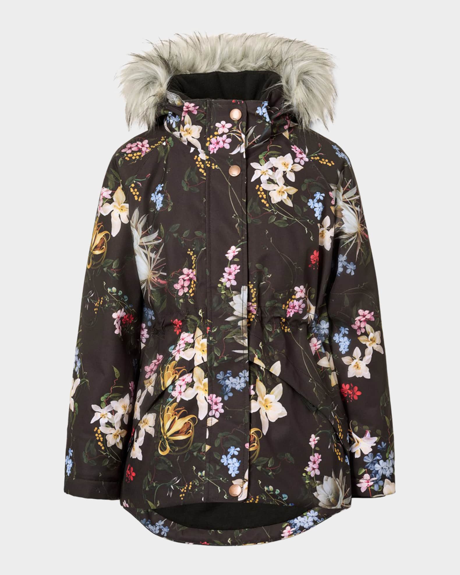 Molo Boy's Cathy Faux Fur-Trimmed Ski Jacket, Size 4-7 | Neiman Marcus