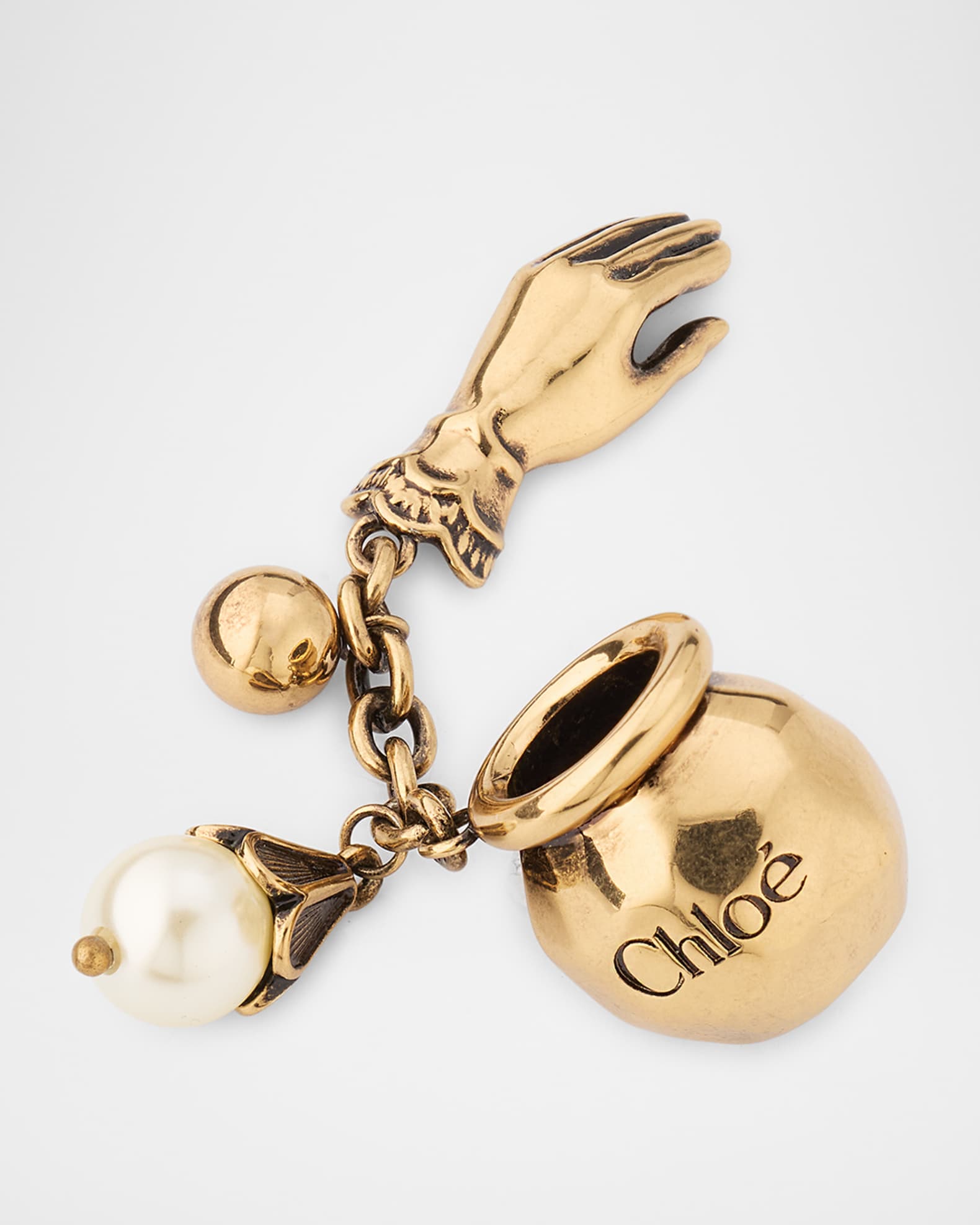 See by Chloe Sphere Hand and Pearly Dice Charm | Neiman Marcus