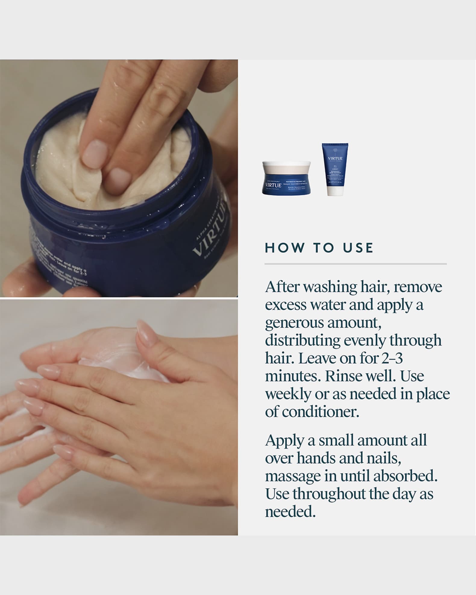 Virtue Restorative Treatment 2-Piece Collection | Neiman Marcus