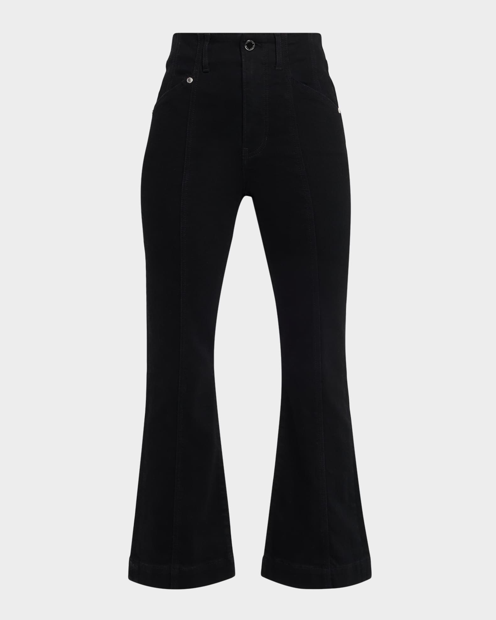 Veronica Beard Carson Ankle Flare Jeans | Neiman Marcus