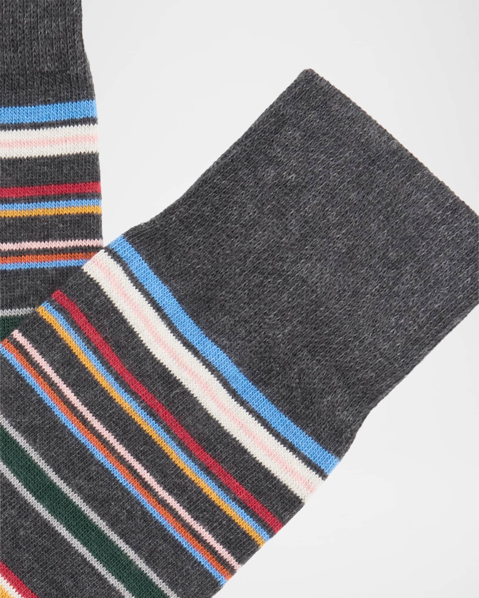 Paul Smith Men's Variety Pattern 3-Pack Crew Socks | Neiman Marcus