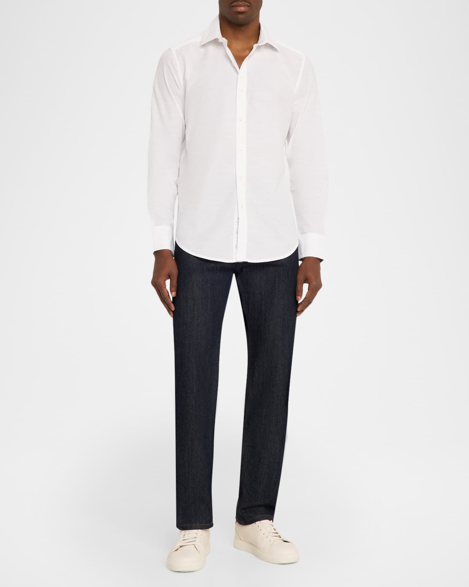 Robert Graham Men's Avondale Cotton Button-Down Shirt | Neiman Marcus