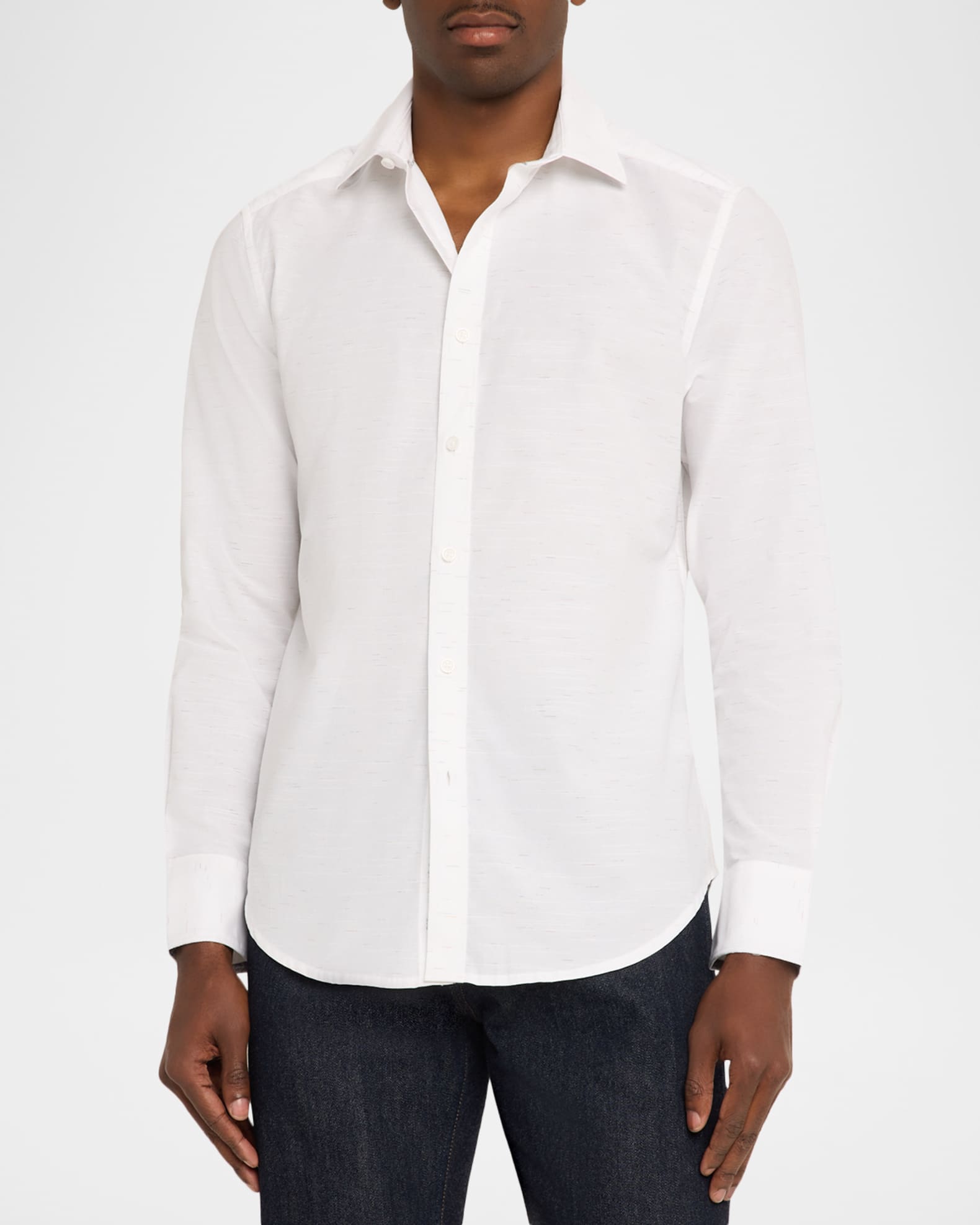 Robert Graham Men's Avondale Cotton Button-Down Shirt | Neiman Marcus