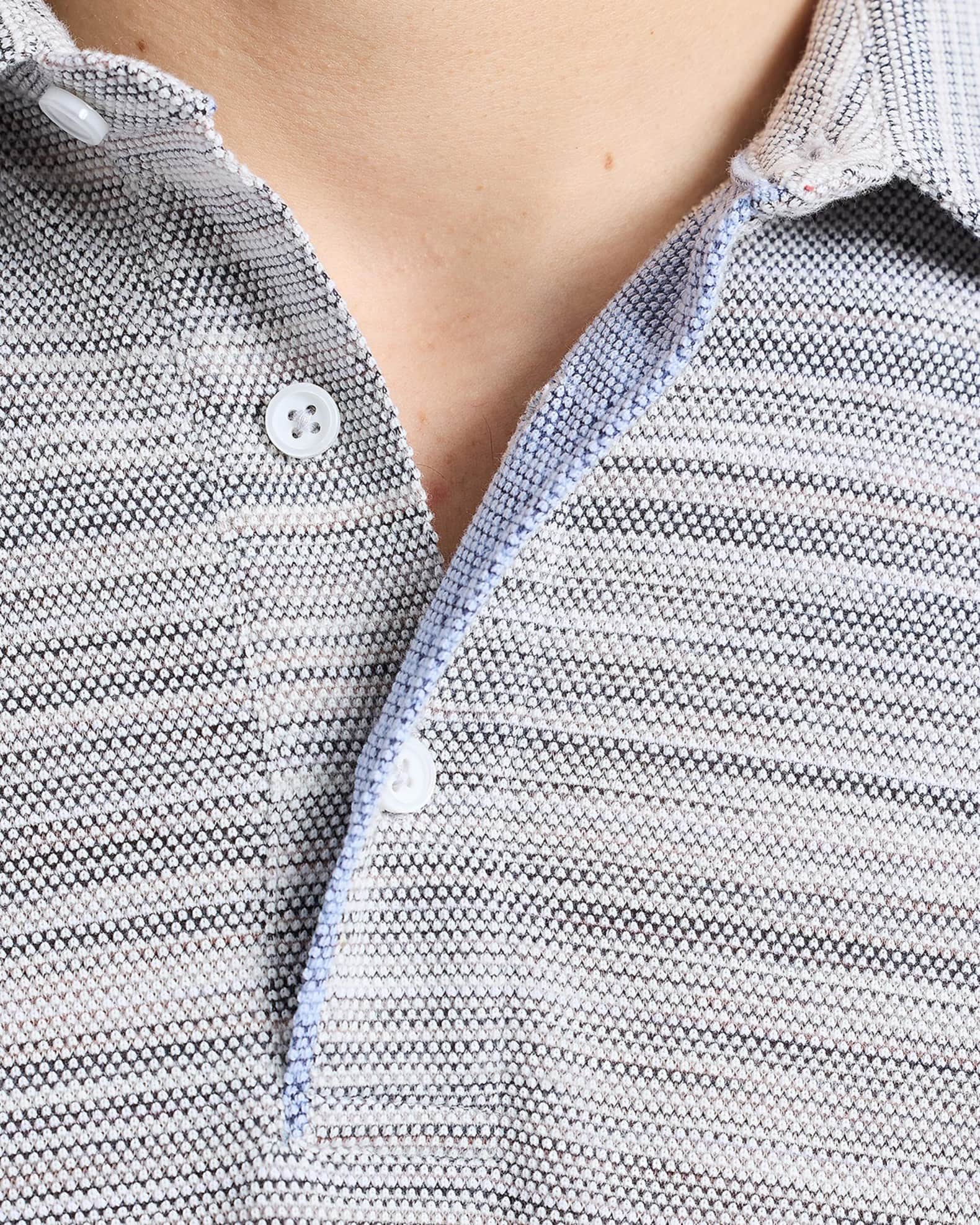 Robert Graham Men's Bogner Contrast-Placket Polo Shirt | Neiman Marcus