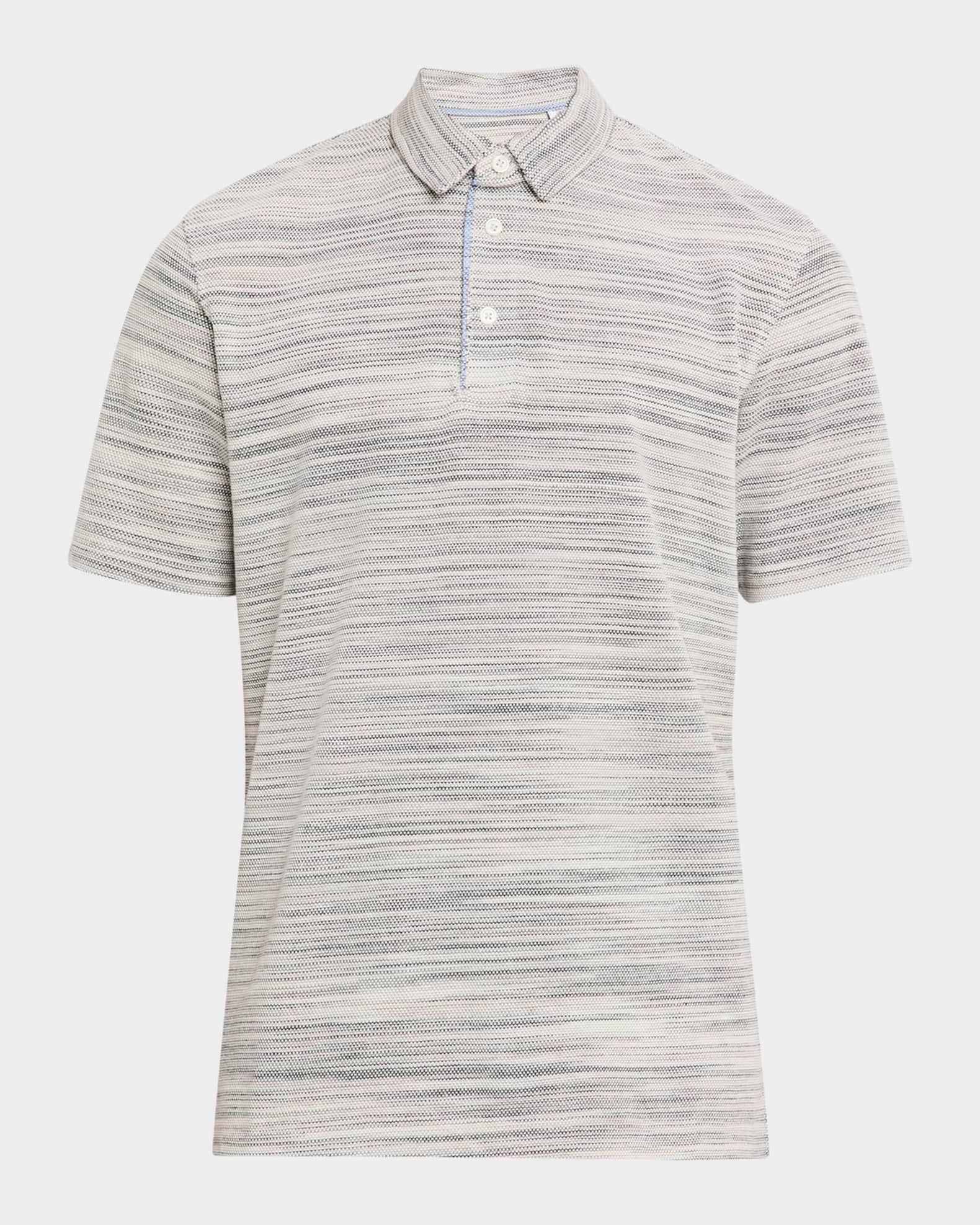 Robert Graham Men's Bogner Contrast-Placket Polo Shirt | Neiman Marcus