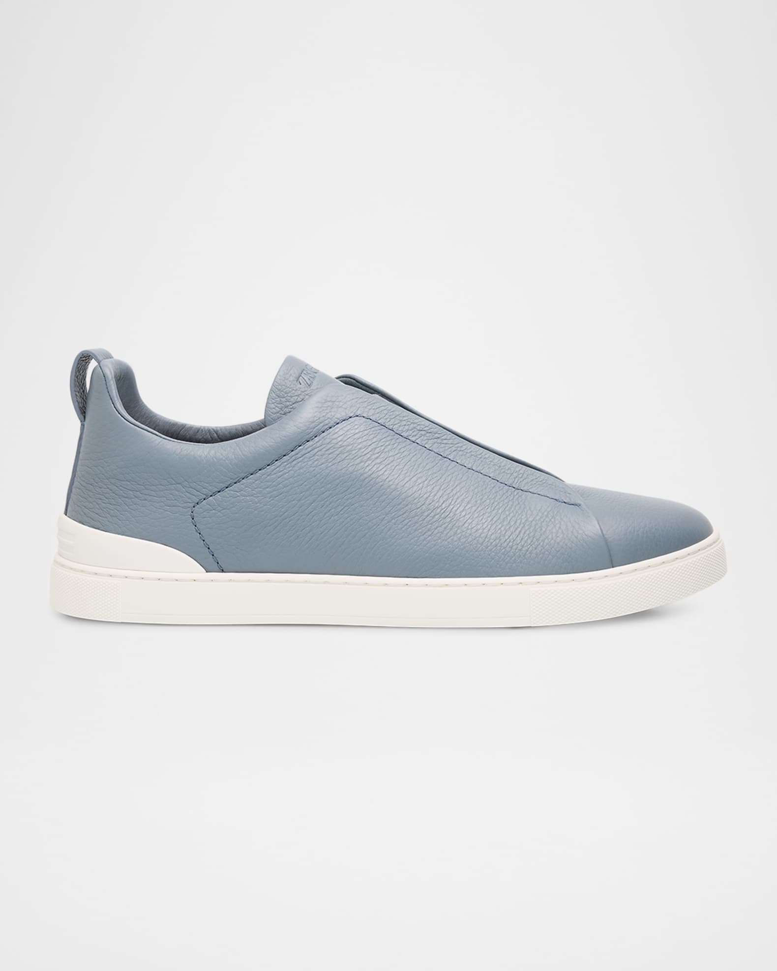 ZEGNA Men's Deerskin Triple Stitch Sneakers | Neiman Marcus