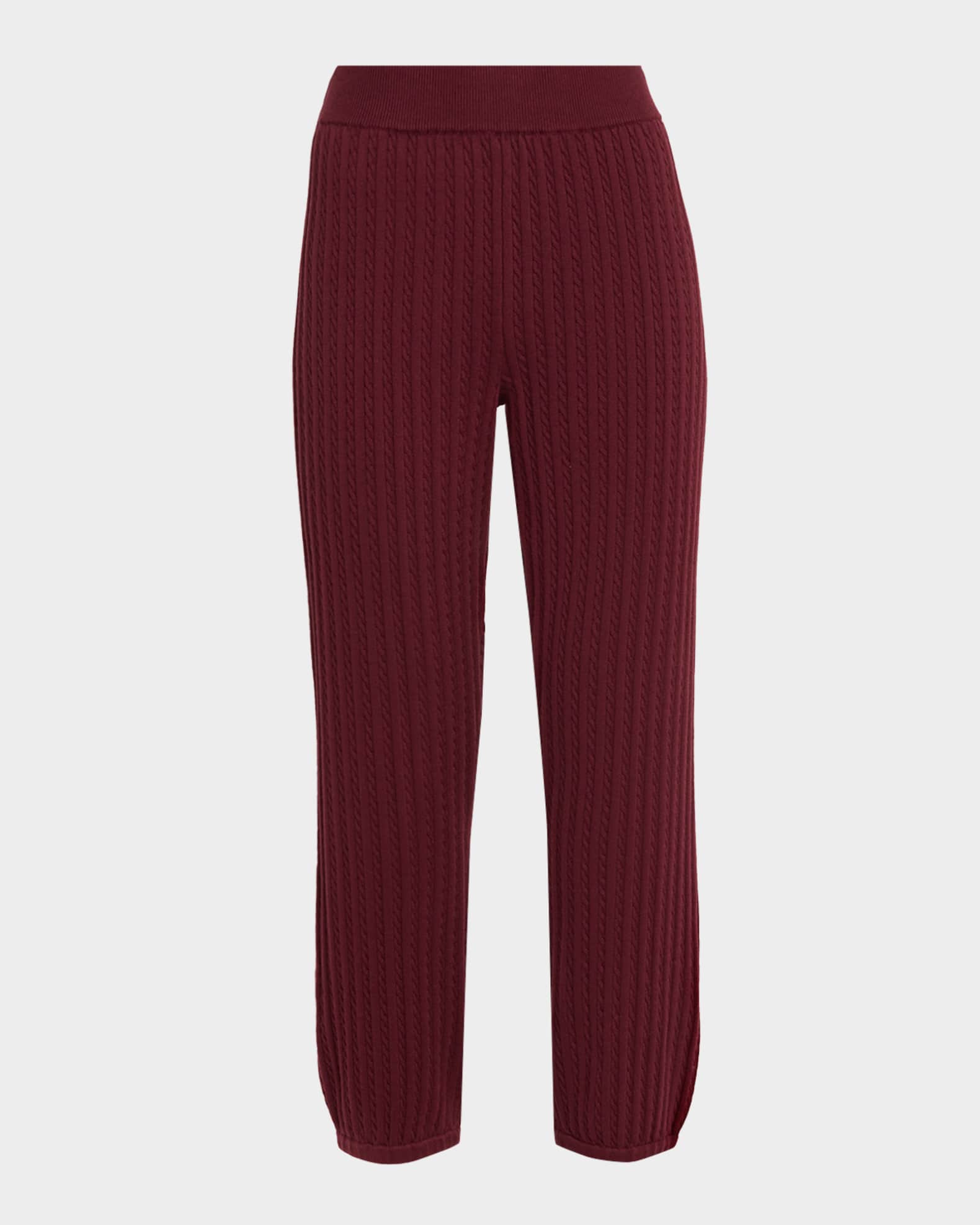 SIMKHAI Tillie Cashmere-Cotton Travel Pants | Neiman Marcus