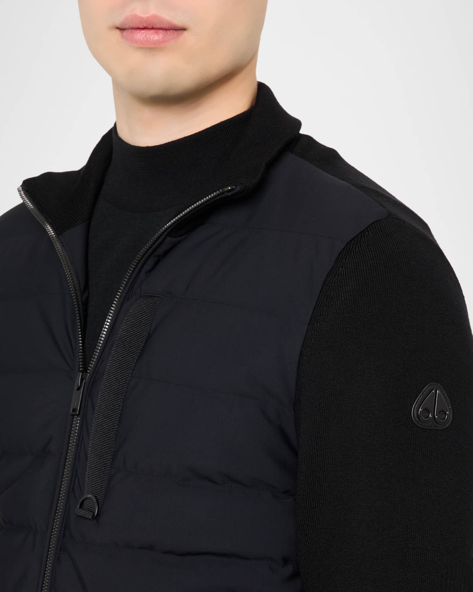 Moose Knuckles Men's Kamet Hybrid Jacket | Neiman Marcus