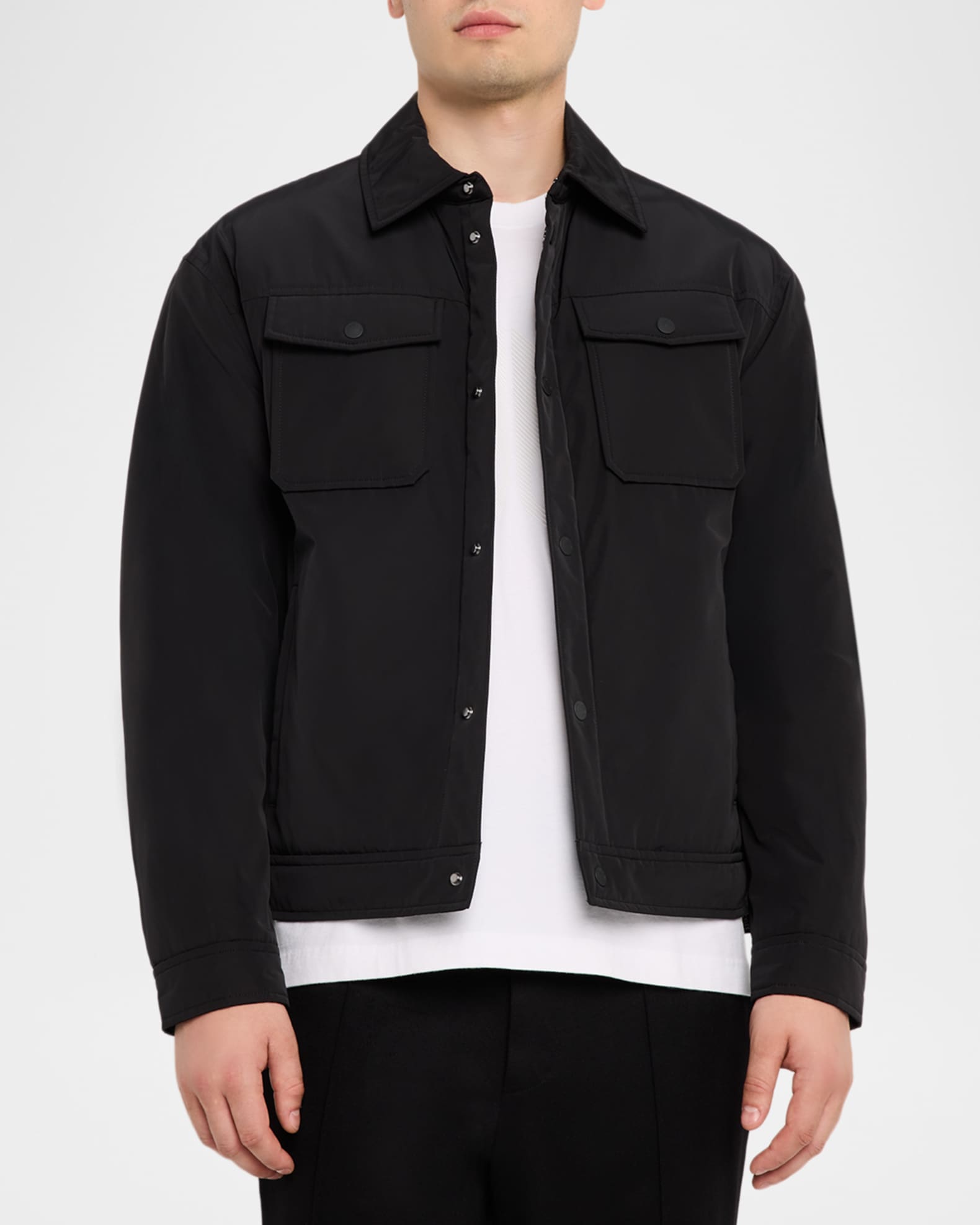 Moose Knuckles Men's Jacques Bunny Shirt Jacket | Neiman Marcus