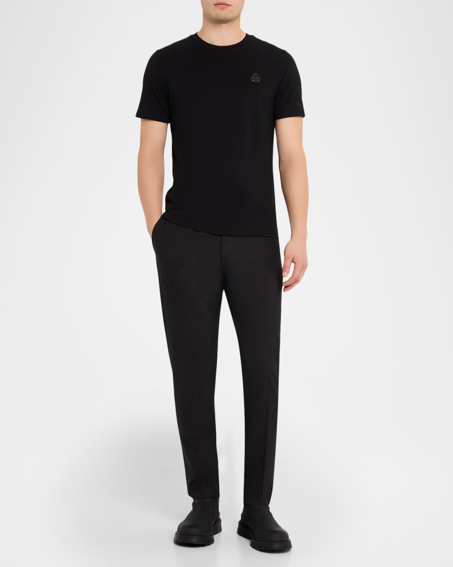 Moose Knuckles Men's Crescent Short-Sleeve T-Shirt | Neiman Marcus