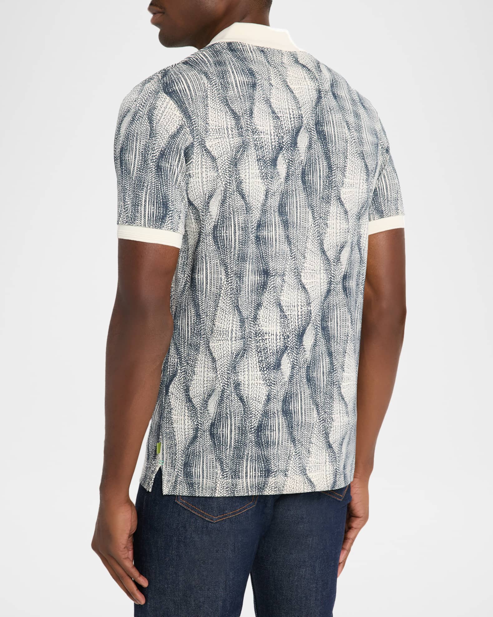 Scotch & Soda Men's Cotton Micro-Logo Classic Fit Polo Shirt | Neiman ...