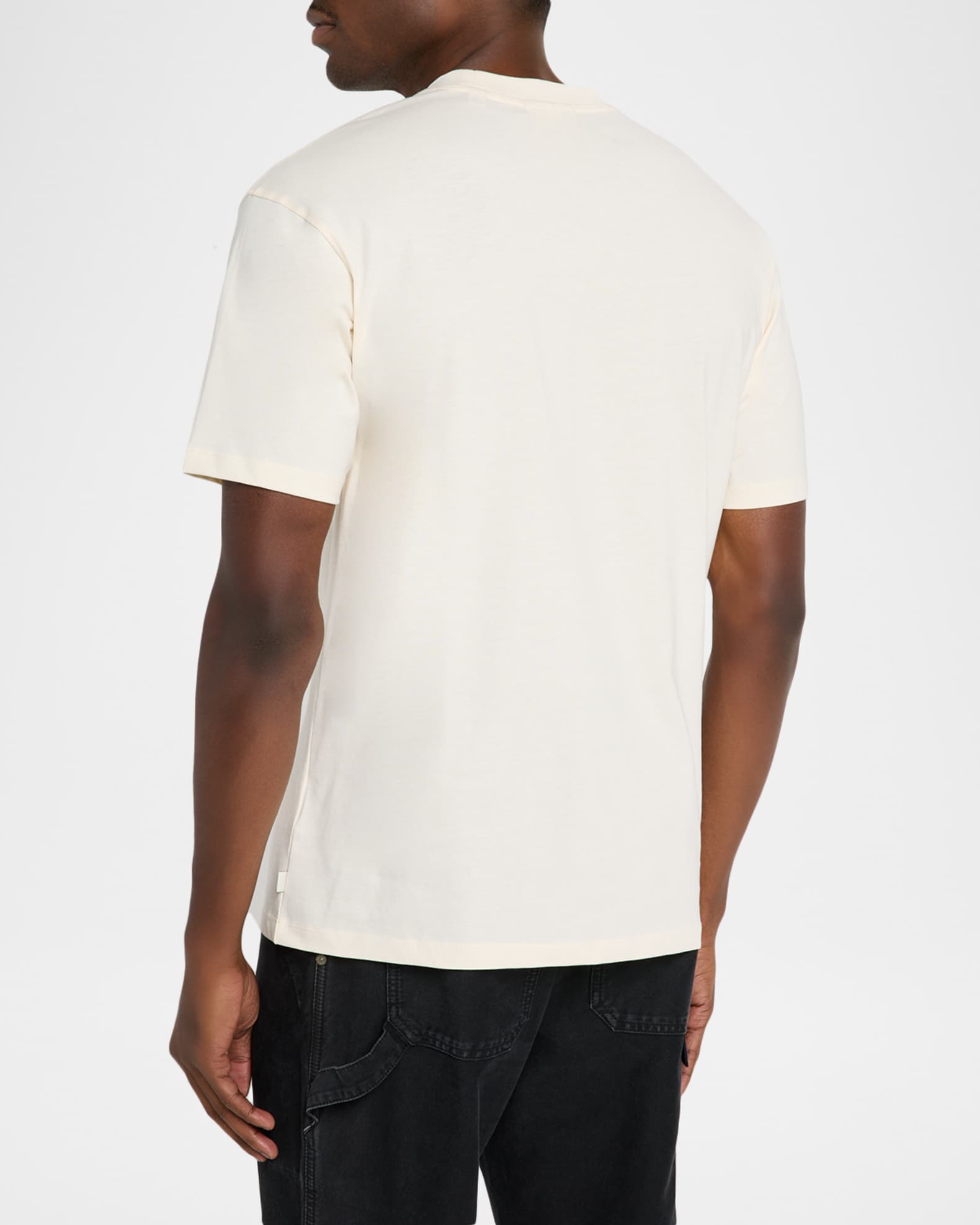 Scotch & Soda Men's Relaxed Fit Linework Logo T-Shirt | Neiman Marcus
