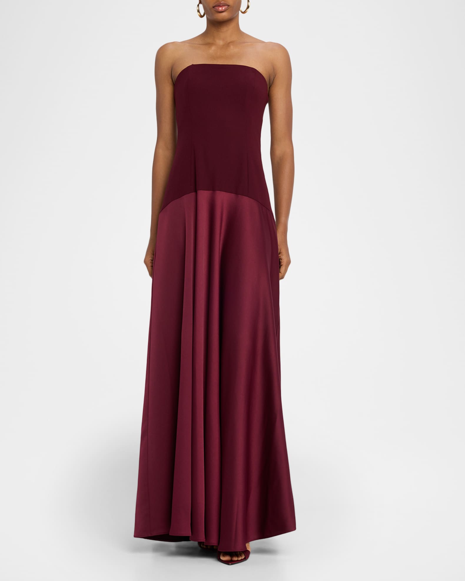 One33 Social The Vivienne Strapless Drop-Waist Gown | Neiman Marcus