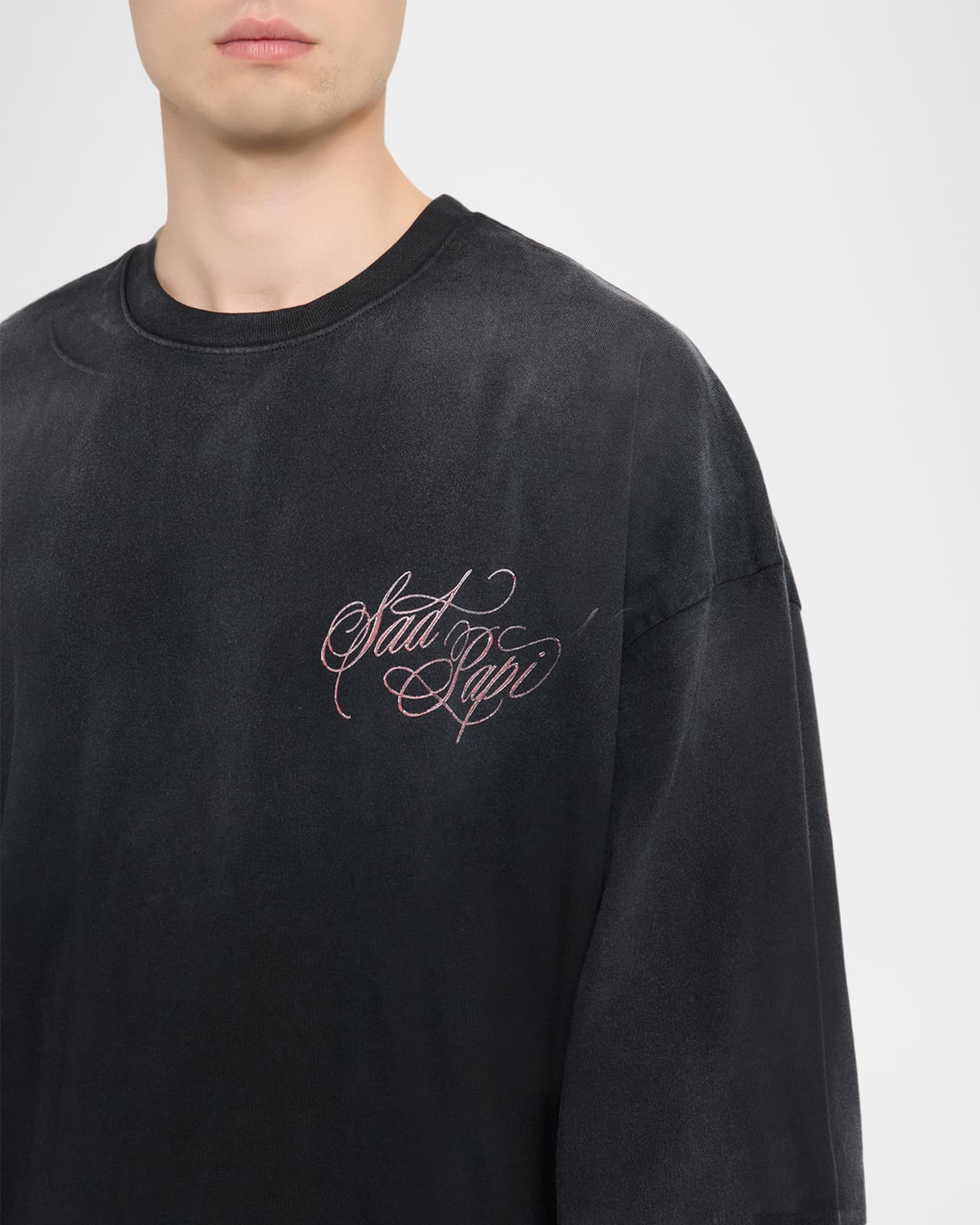 Willy Chavarria Men's Sad Papi Cotton T-Shirt | Neiman Marcus