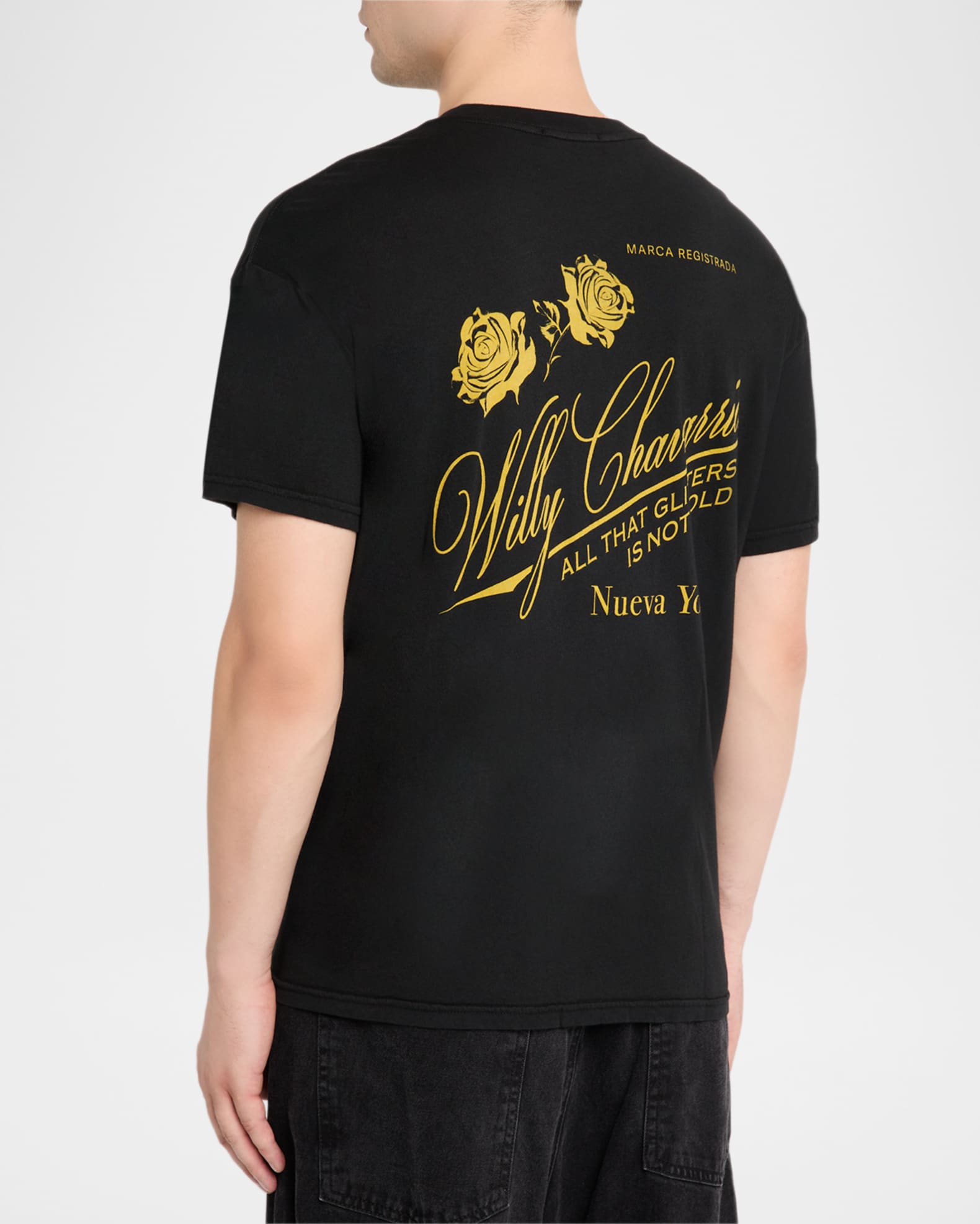 Willy Chavarria Men's Buffalo Graphic T-Shirt | Neiman Marcus