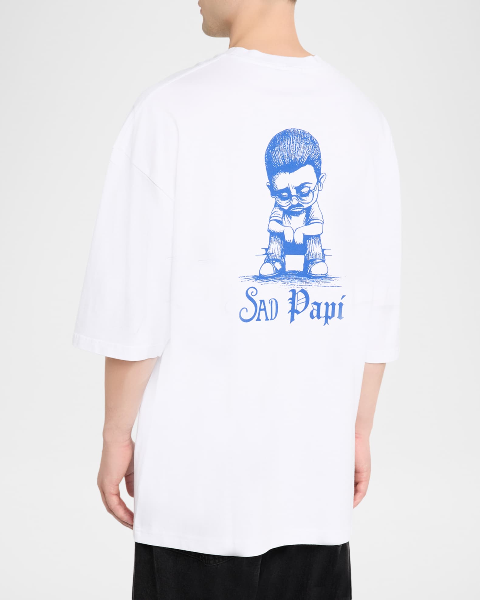 Willy Chavarria Men's Precious Sad Papi Cotton T-Shirt | Neiman Marcus