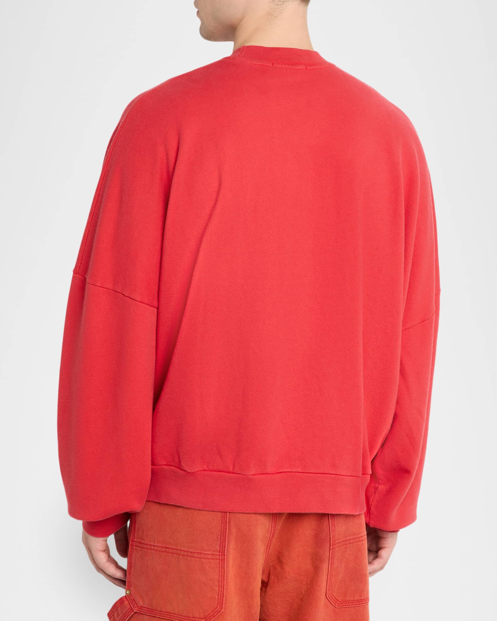 Willy Chavarria Men's Diablo Hooligan Cotton Crewneck Sweater | Neiman ...