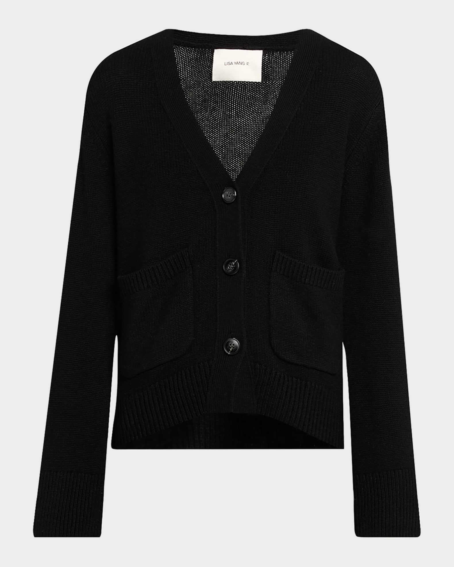 Lisa Yang Danni Cashmere V-Neck Cardigan | Neiman Marcus