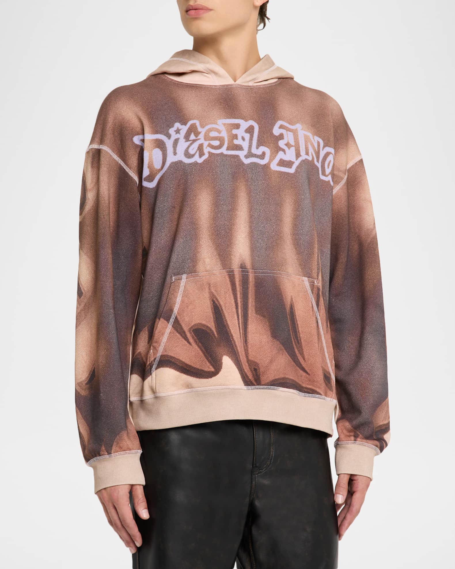 Diesel Men's S-Boxt-Hood Cotton Logo Hoodie | Neiman Marcus