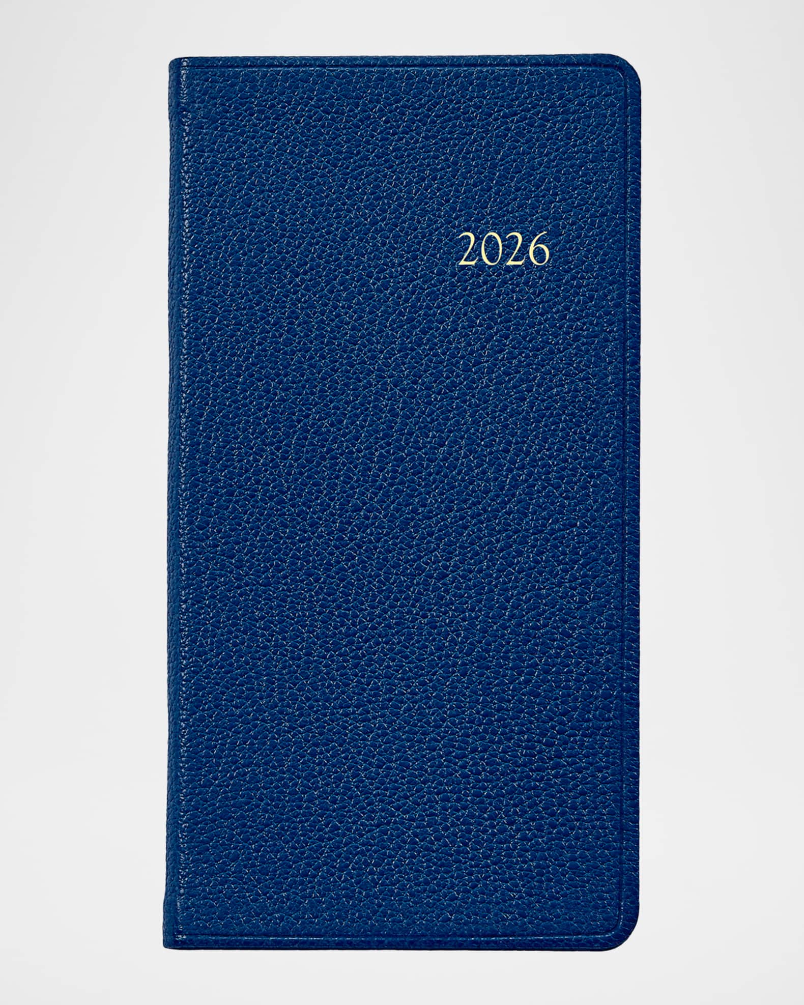 Graphic Image 2026 6" Leather Pocket Datebook | Neiman Marcus