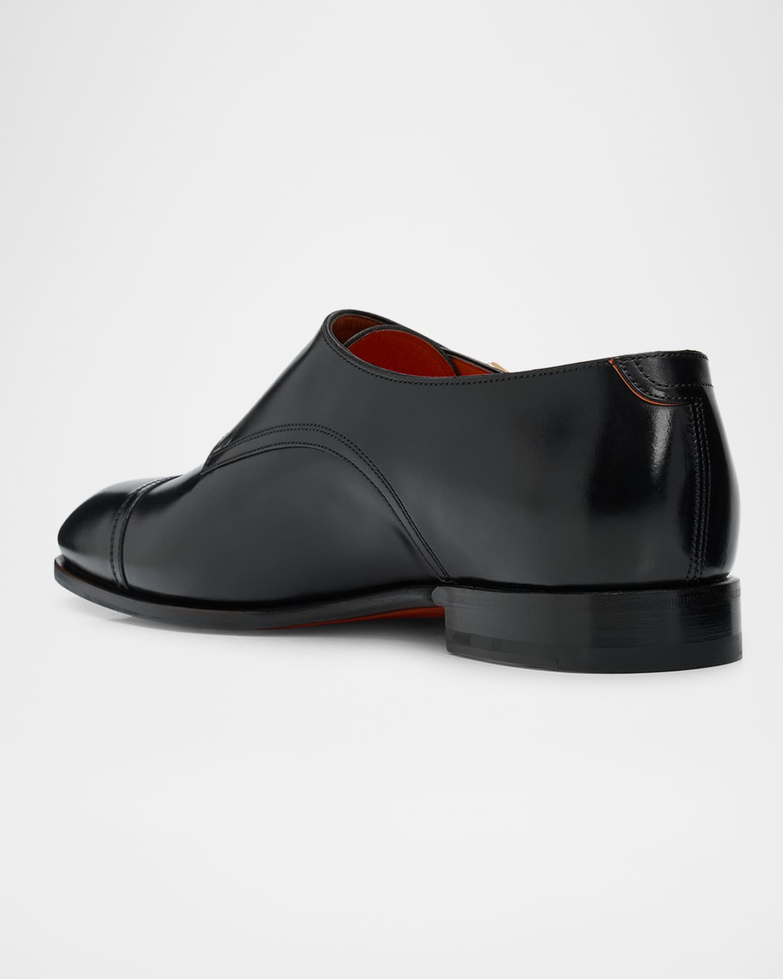 Santoni Men's Adrian Leather Double-Monk Strap Loafers | Neiman Marcus