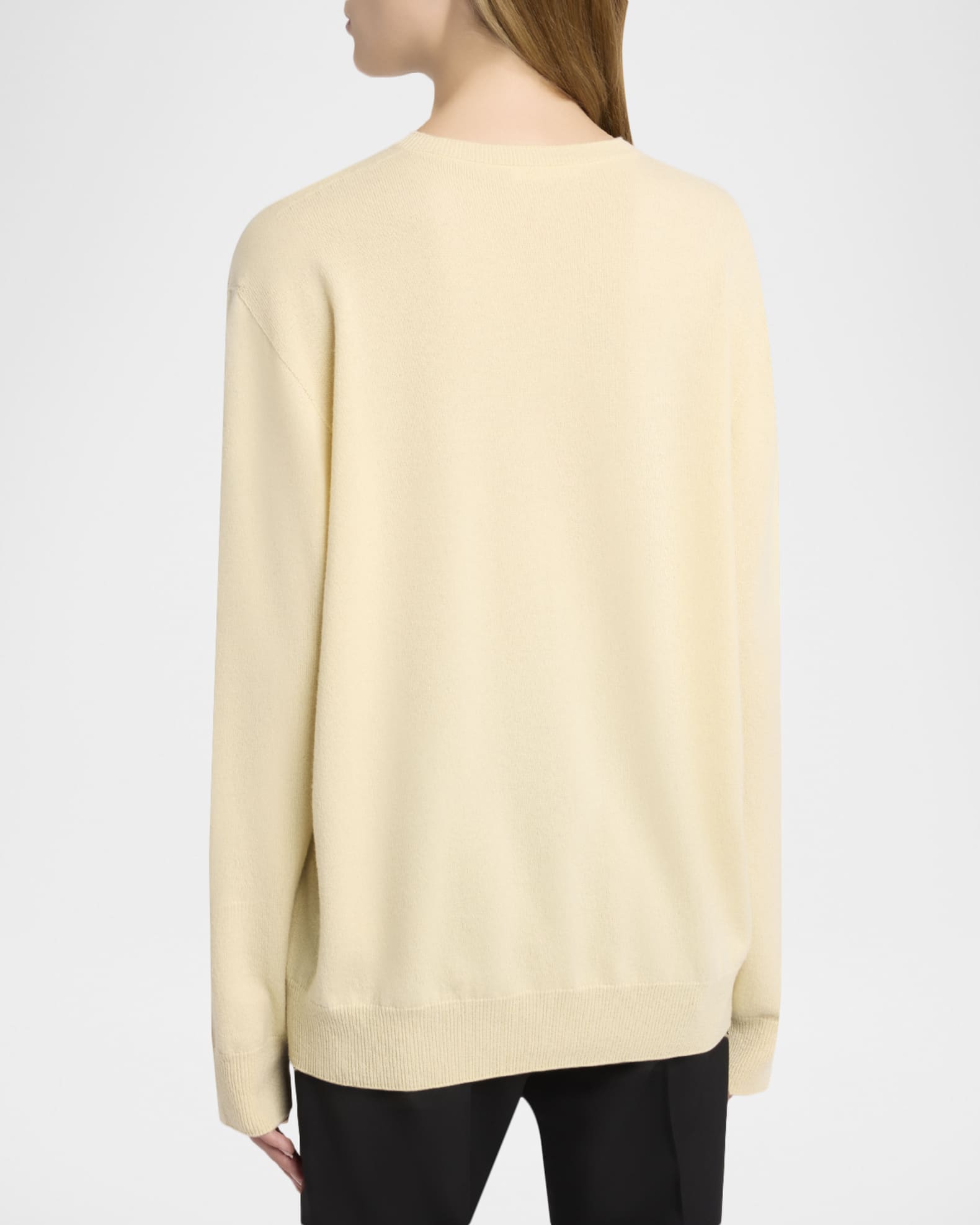 THE ROW Migeia V-Neck Cashmere Sweater | Neiman Marcus