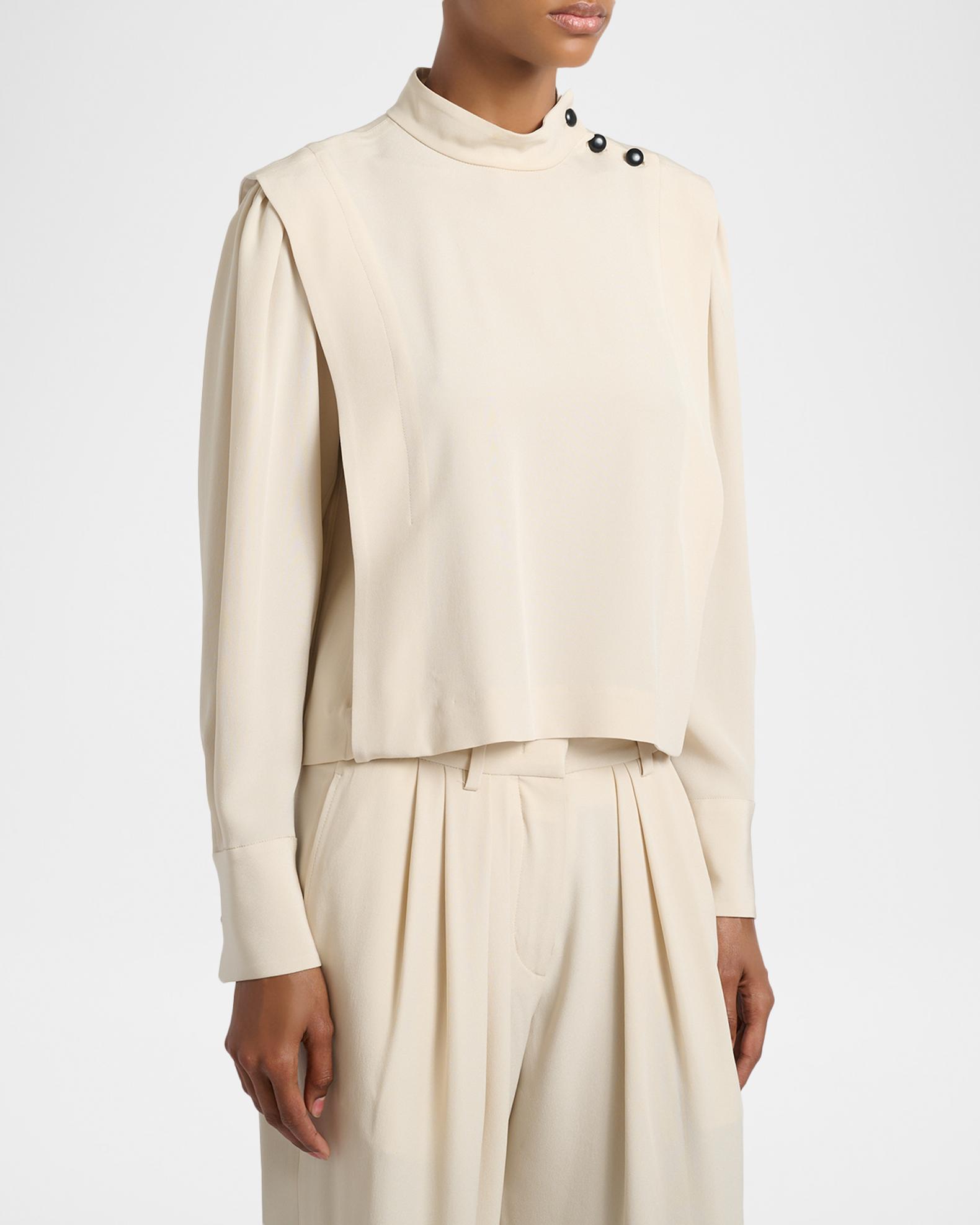 Isabel Marant Felissa Button Detail Blouse | Neiman Marcus