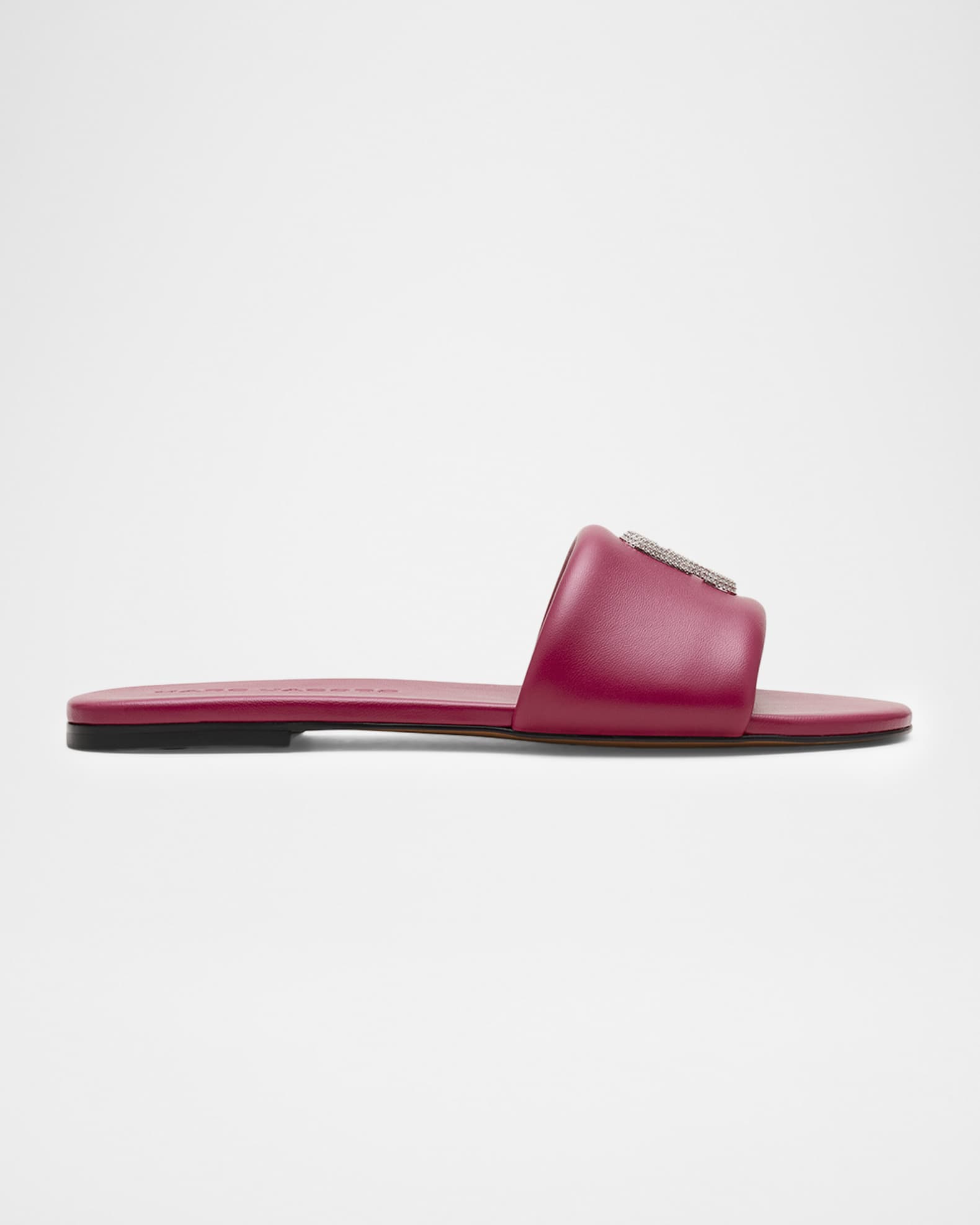 Marc Jacobs The Pave J Marc Snapshot Slide Sandals | Neiman Marcus