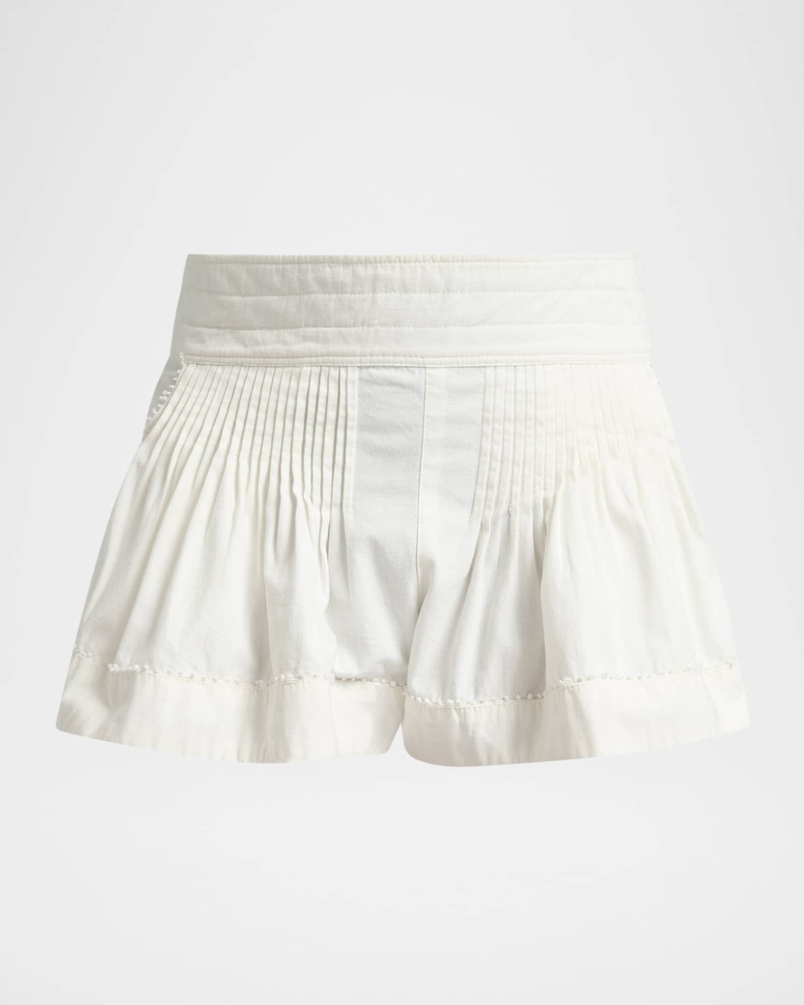 Isabel Marant Cybila Cotton Shorts | Neiman Marcus